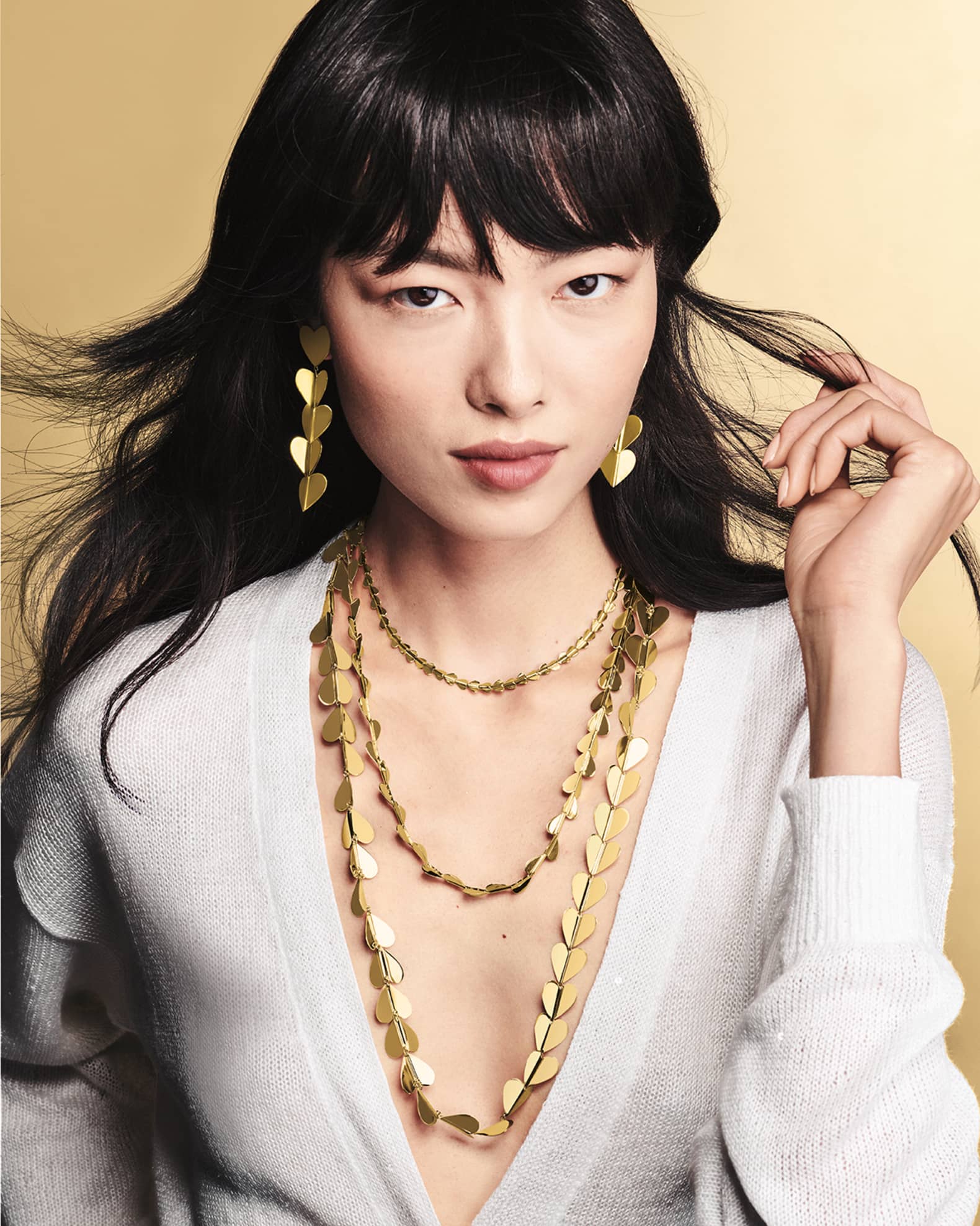 CADAR Wings of Love 18k Large Drop Earrings | Neiman Marcus