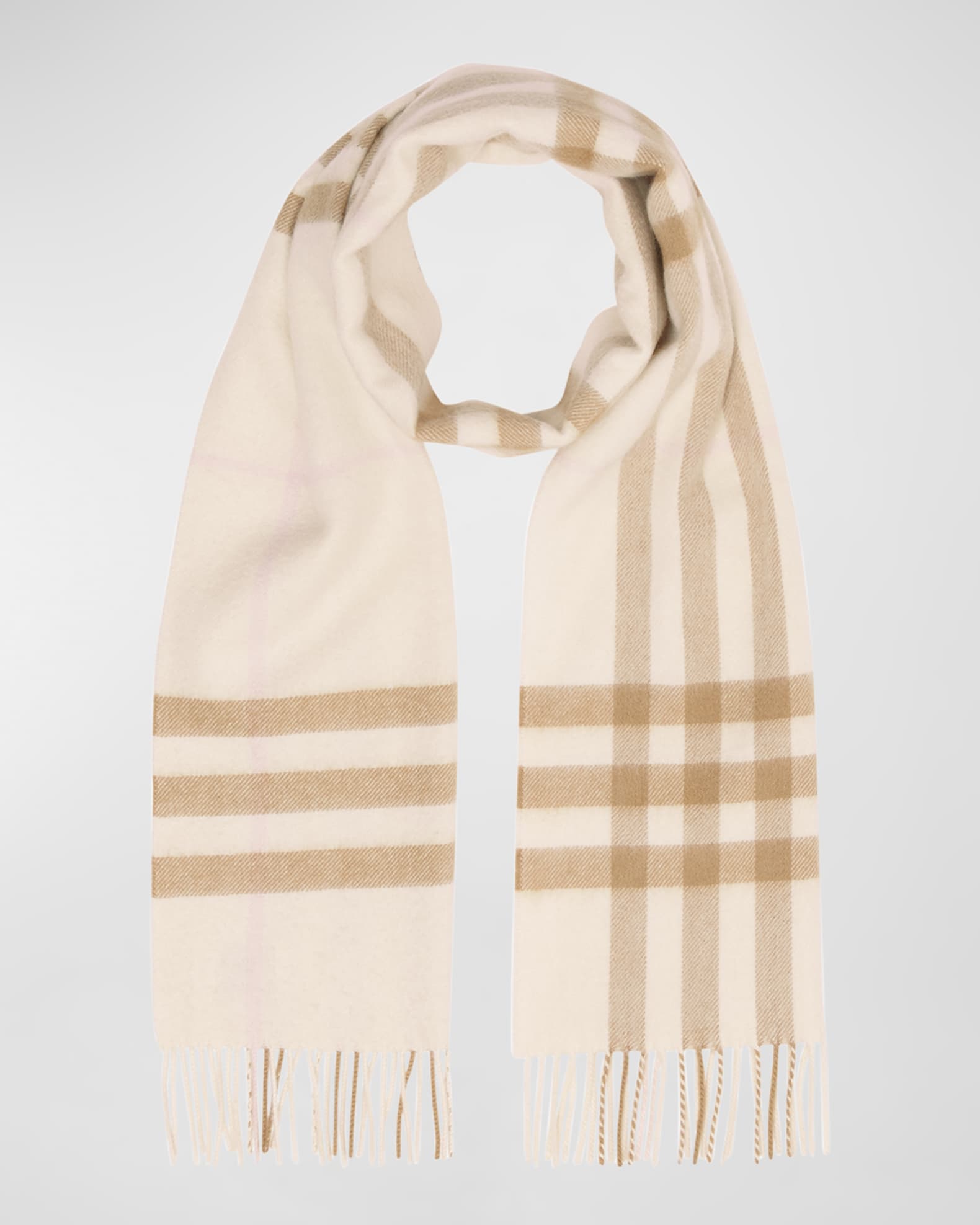 Burberry Giant Check Cashmere Scarf | Neiman Marcus