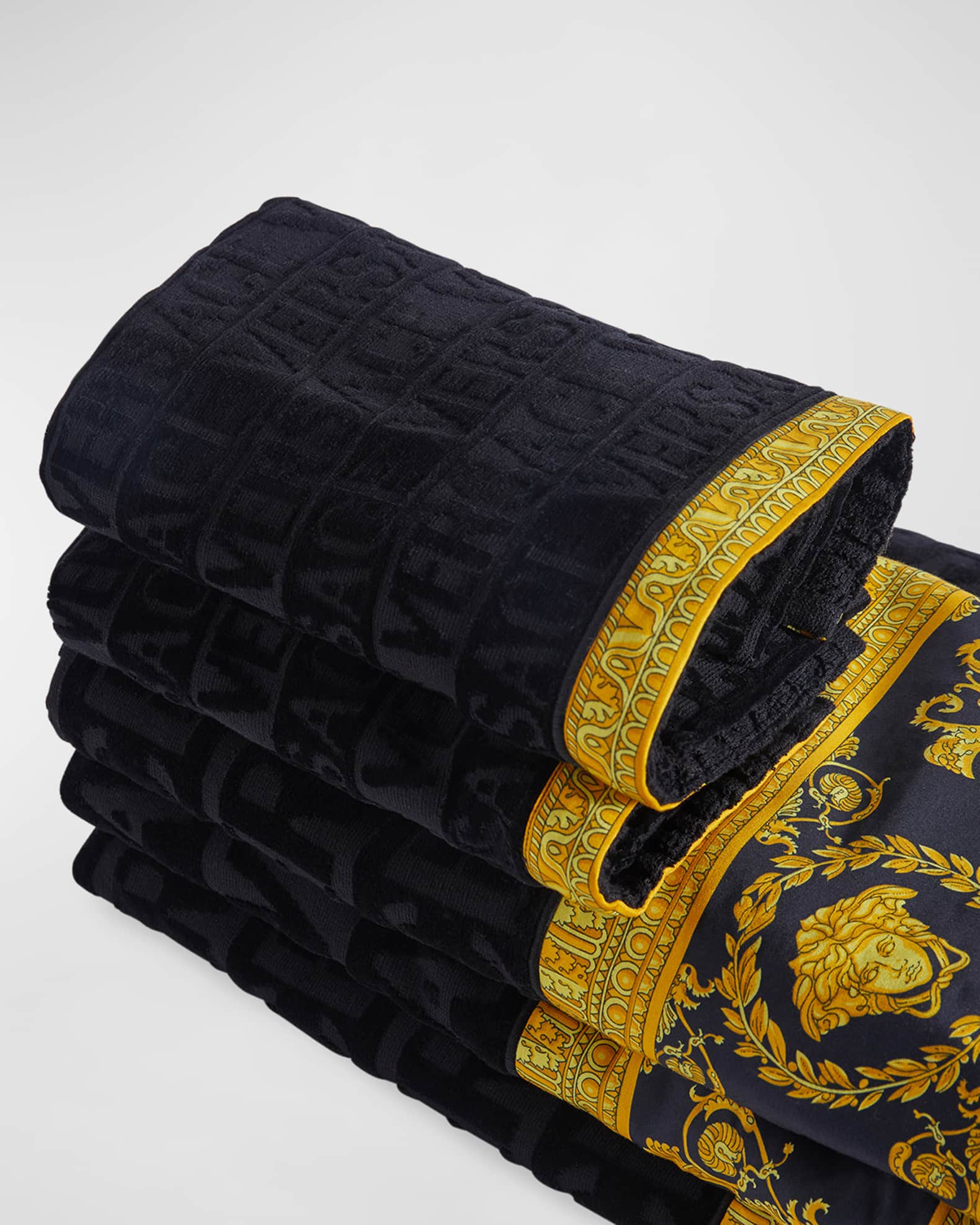 Versace Barocco 5-Piece Towel Set | Neiman Marcus