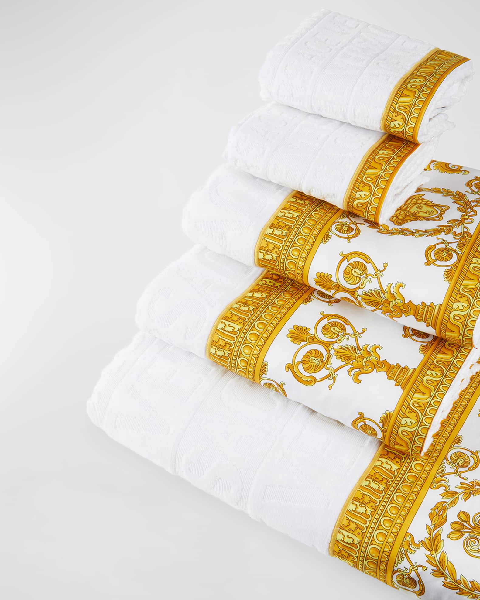 Versace Barocco 5-Piece Towel Set | Neiman Marcus
