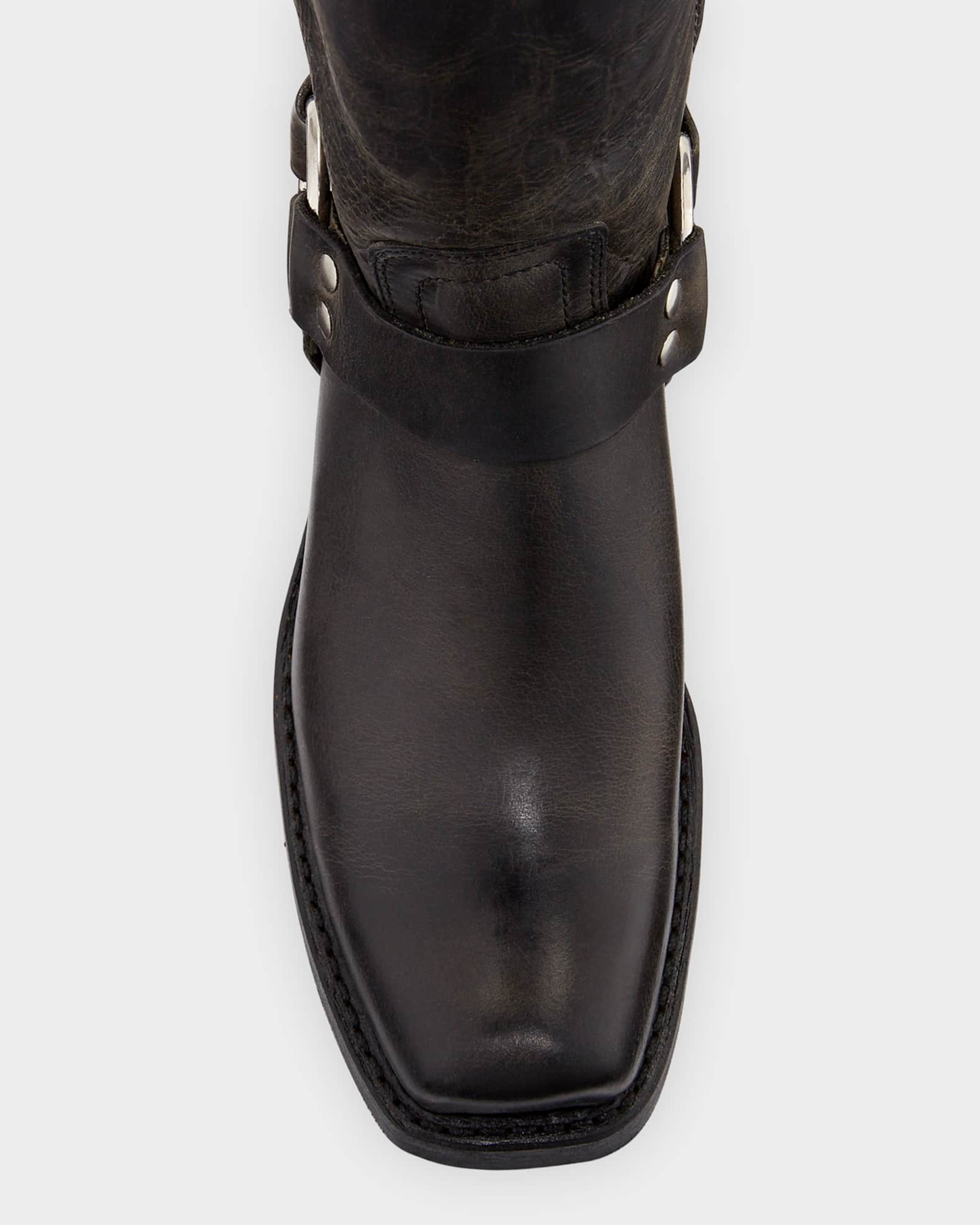 Frye Harness 8R Leather Knee Boots | Neiman Marcus