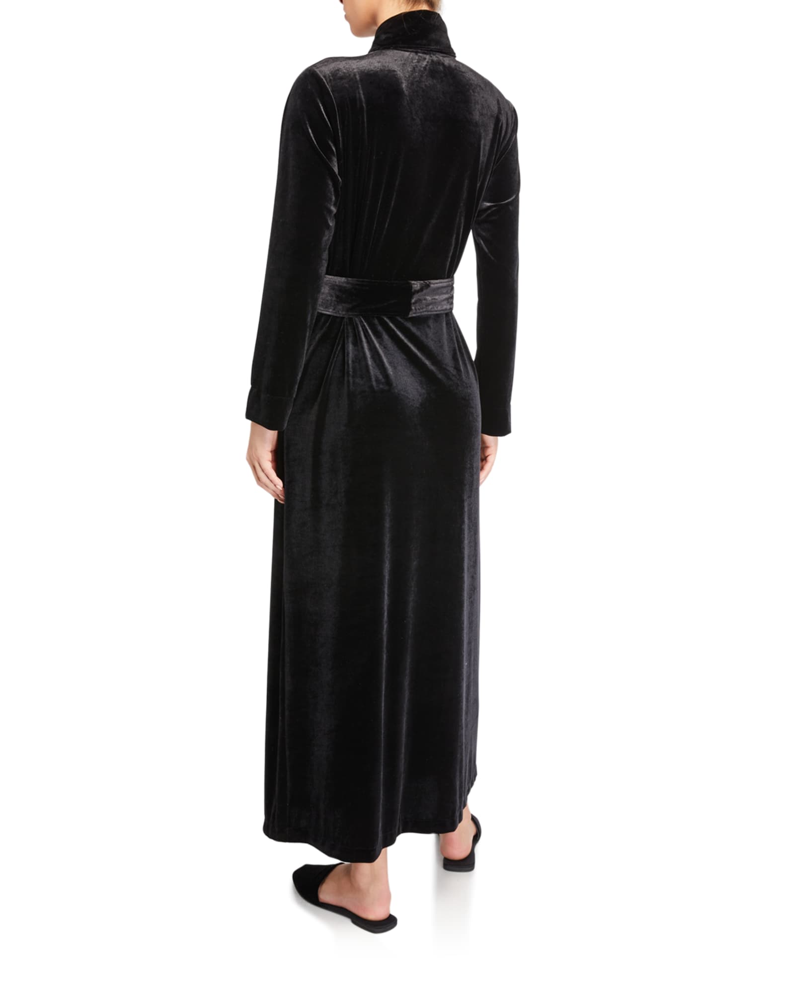 Natori Natalie Long Velvet Robe | Neiman Marcus