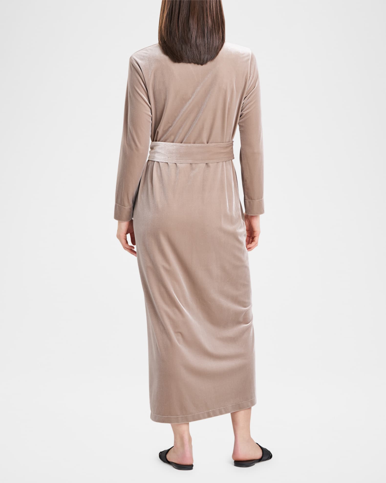 Natori Natalie Long Velvet Robe | Neiman Marcus