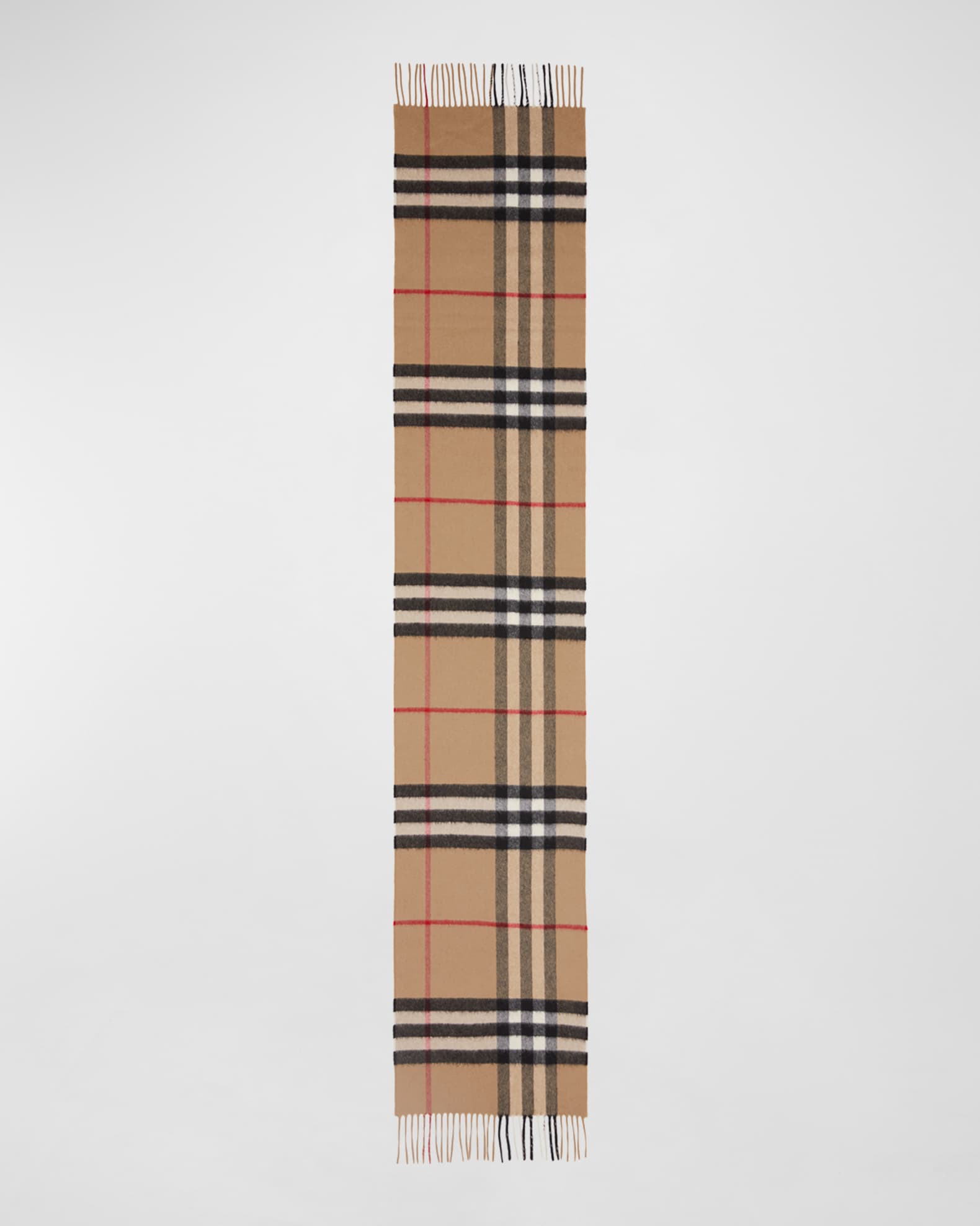 Burberry Men's Giant Check Cashmere Scarf | Neiman Marcus