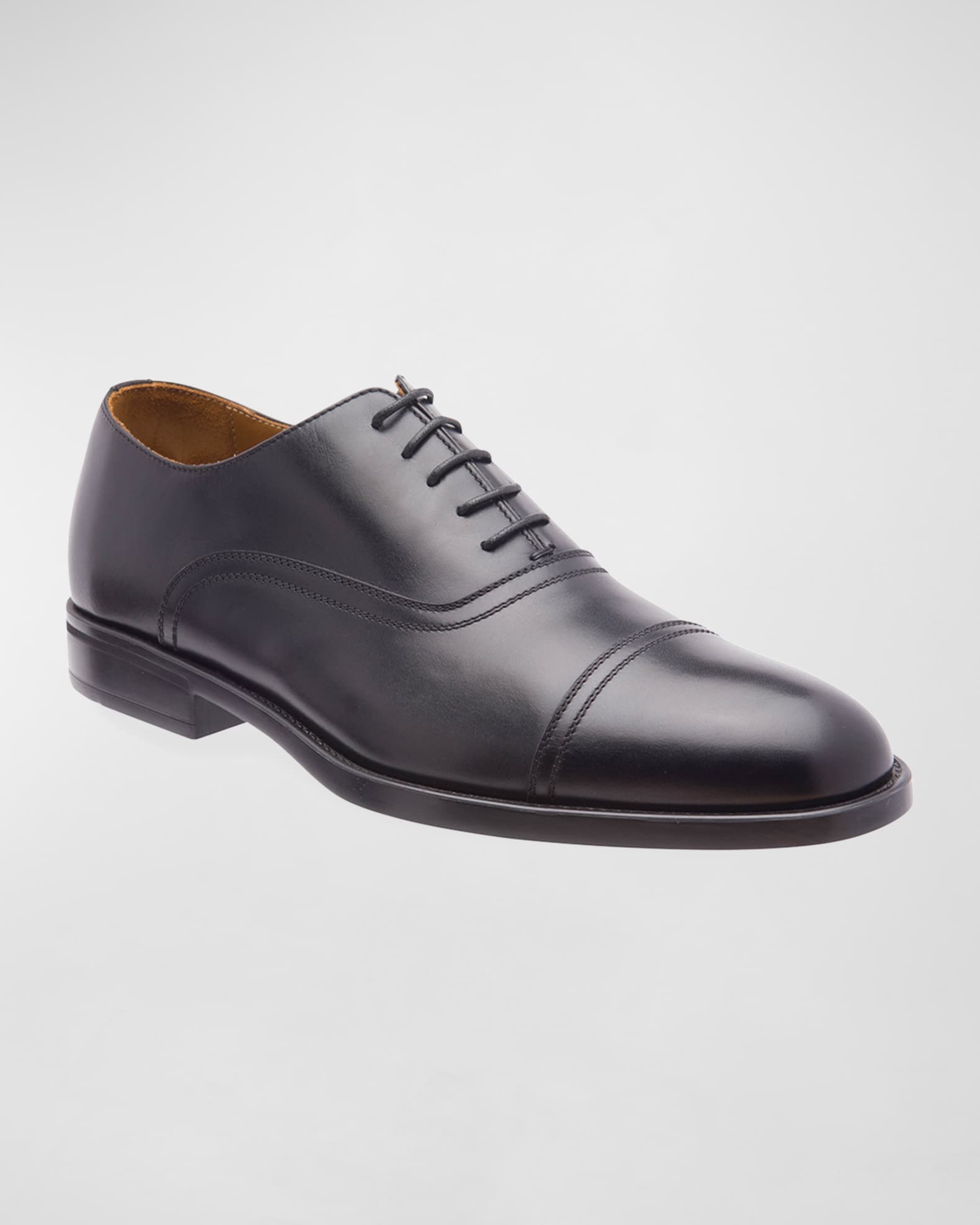 Bruno Magli Men's Butler Burnished Leather Oxford Shoes | Neiman Marcus