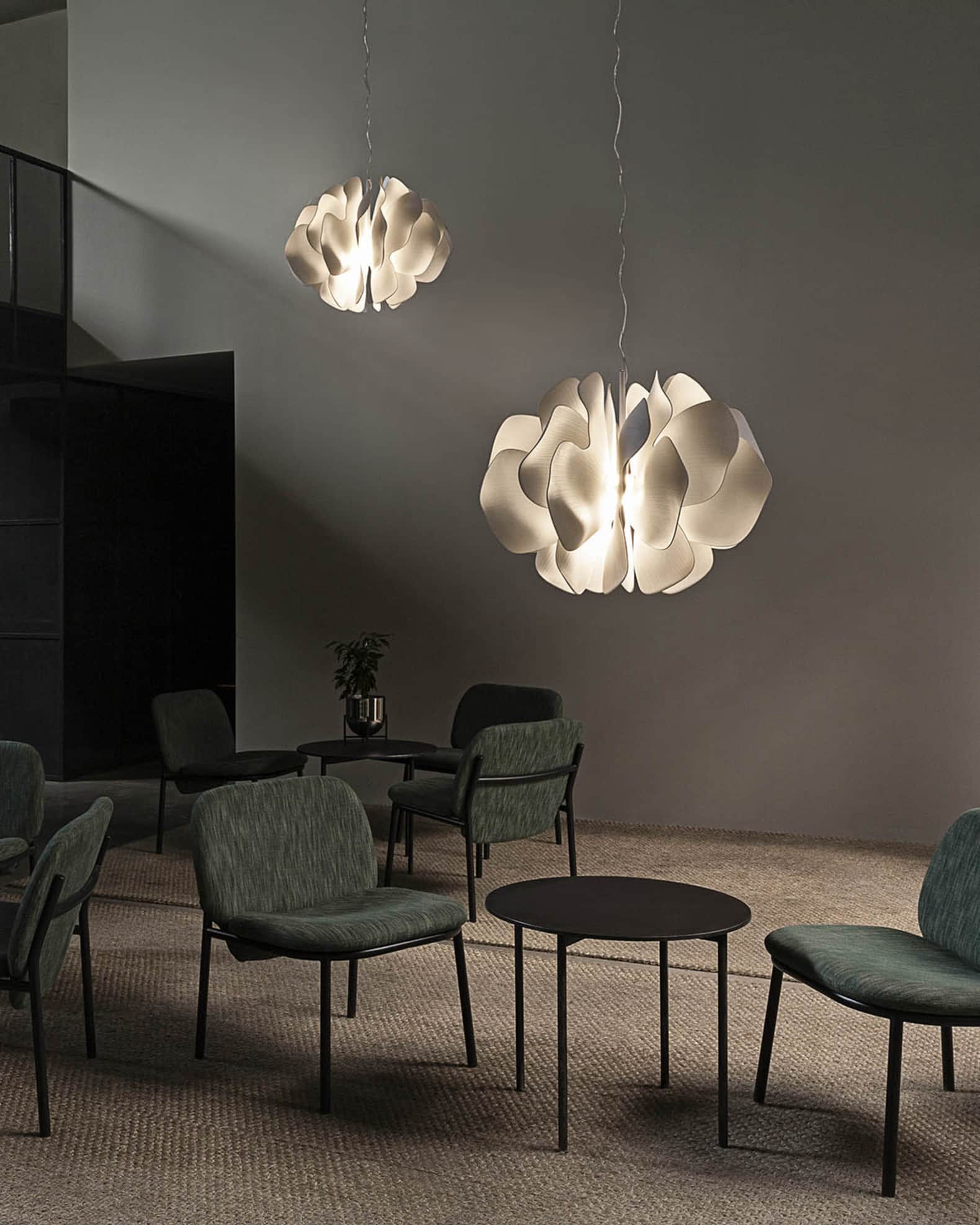 Lladro Marcel Wanders Night Bloom Hanging Lamp | Neiman Marcus