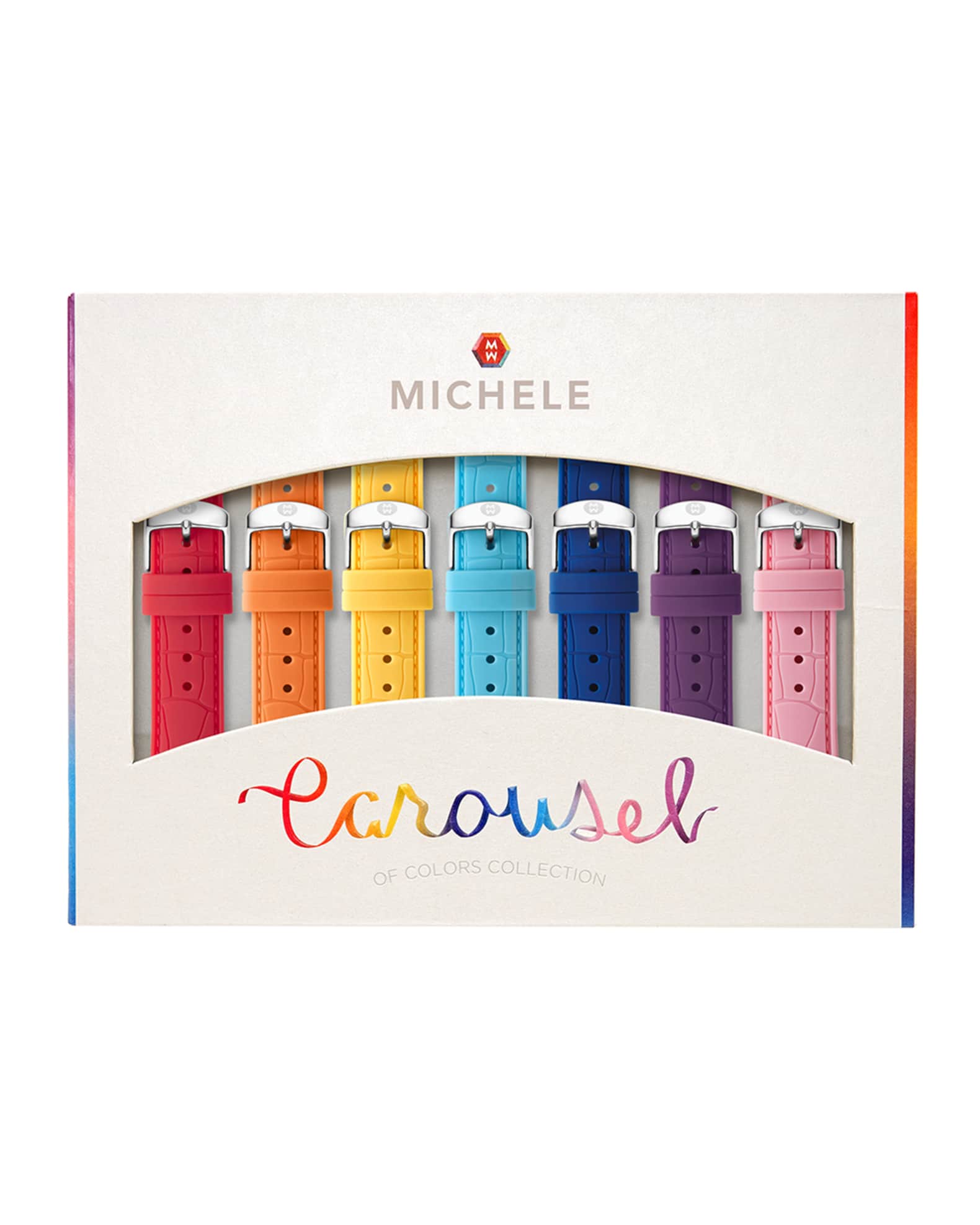 MICHELE Carousel 16mm Silicone Watch Strap Gift Set | Neiman Marcus