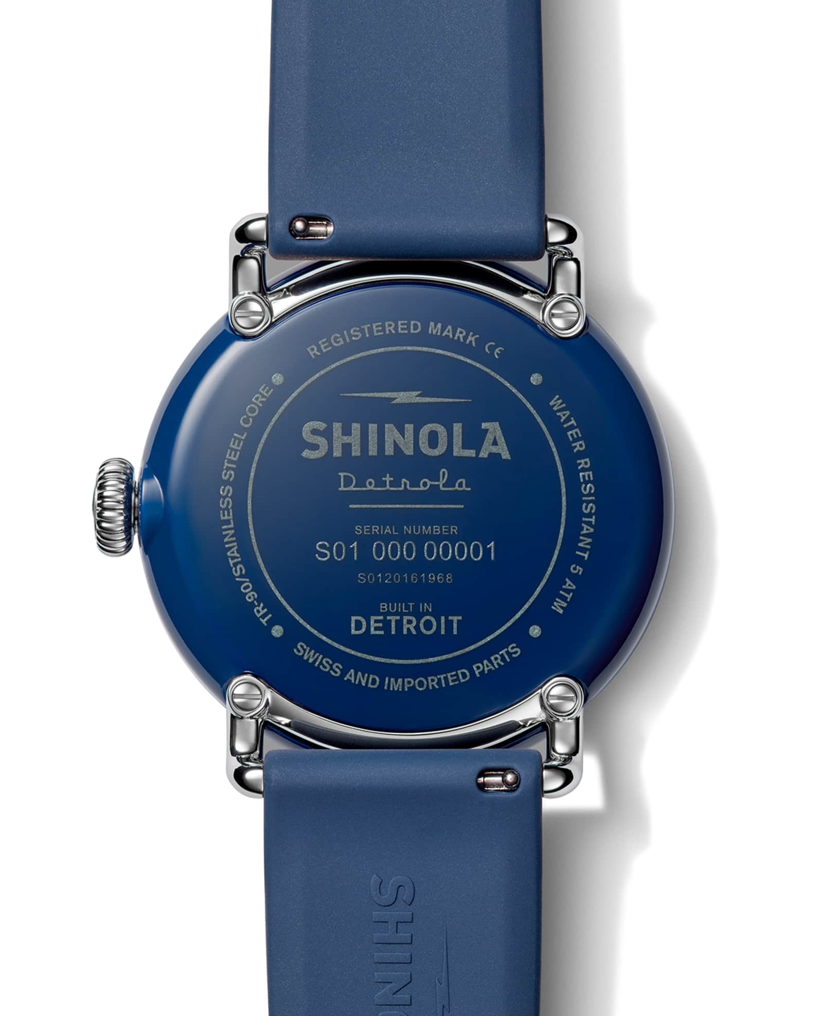 Shinola Detrola The Wolverine 43mm Silicone Watch | Neiman Marcus