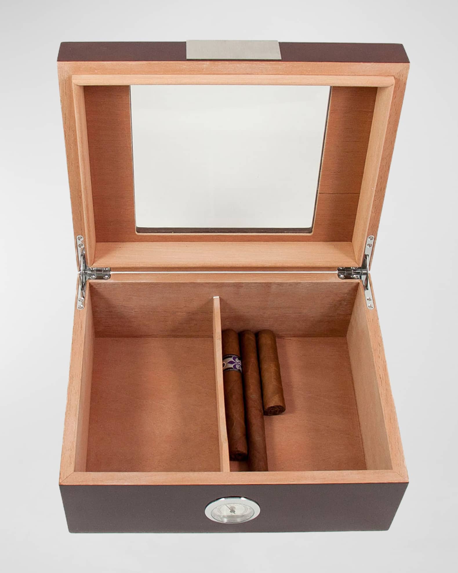 Bey-Berk Men's Personalized Wooden Cigar Humidor | Neiman Marcus