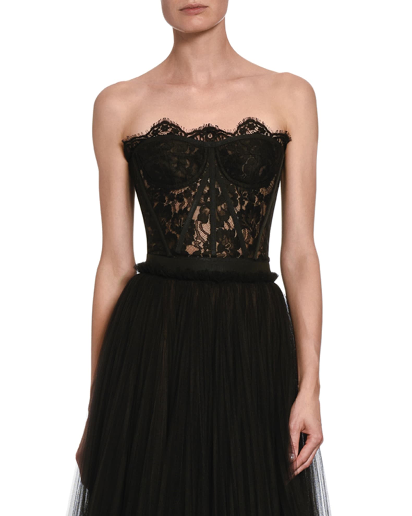 Lace Bustier Top And Matching Items Neiman Marcus