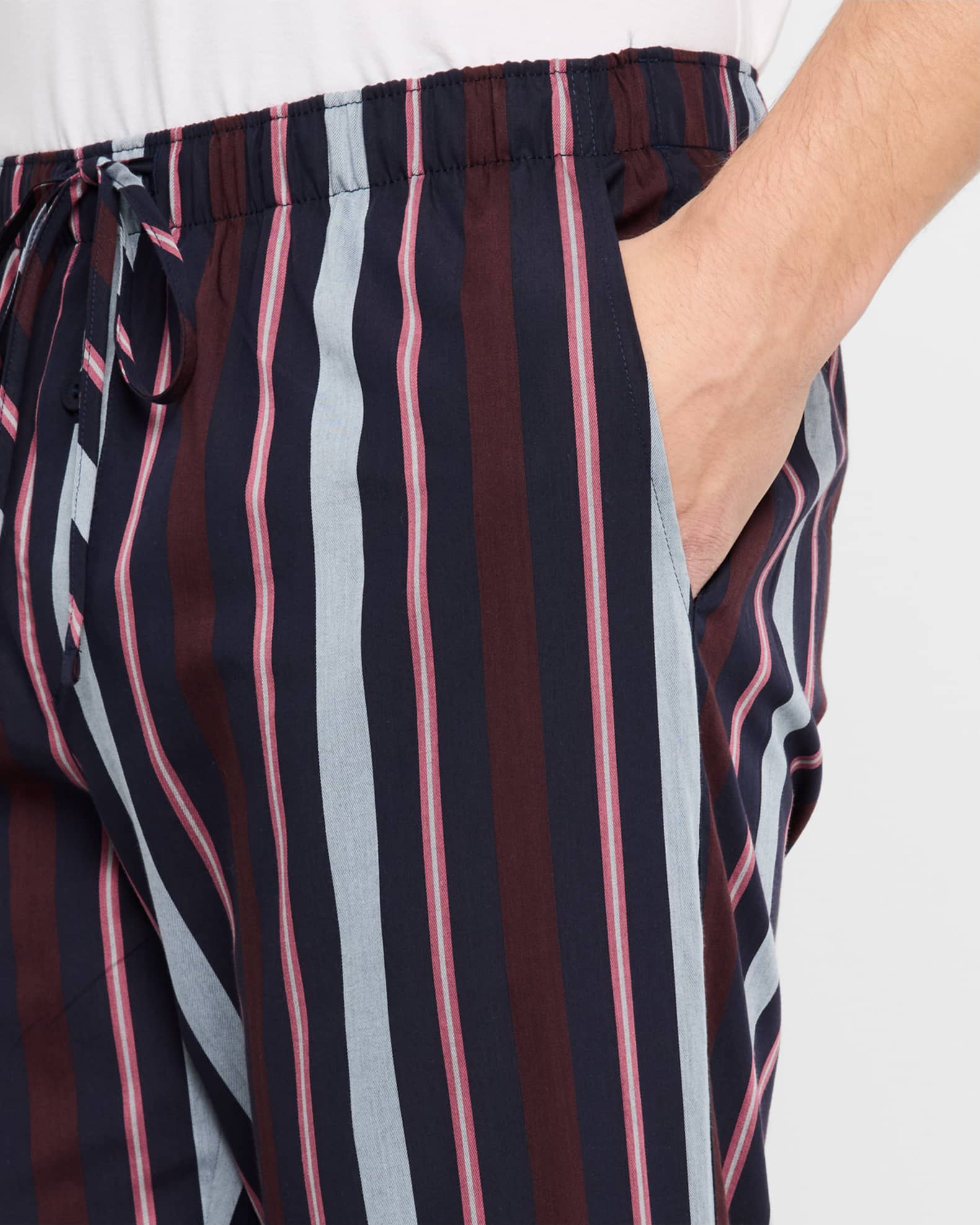 Hanro Men's Night Day Striped Lounge Pants | Neiman Marcus