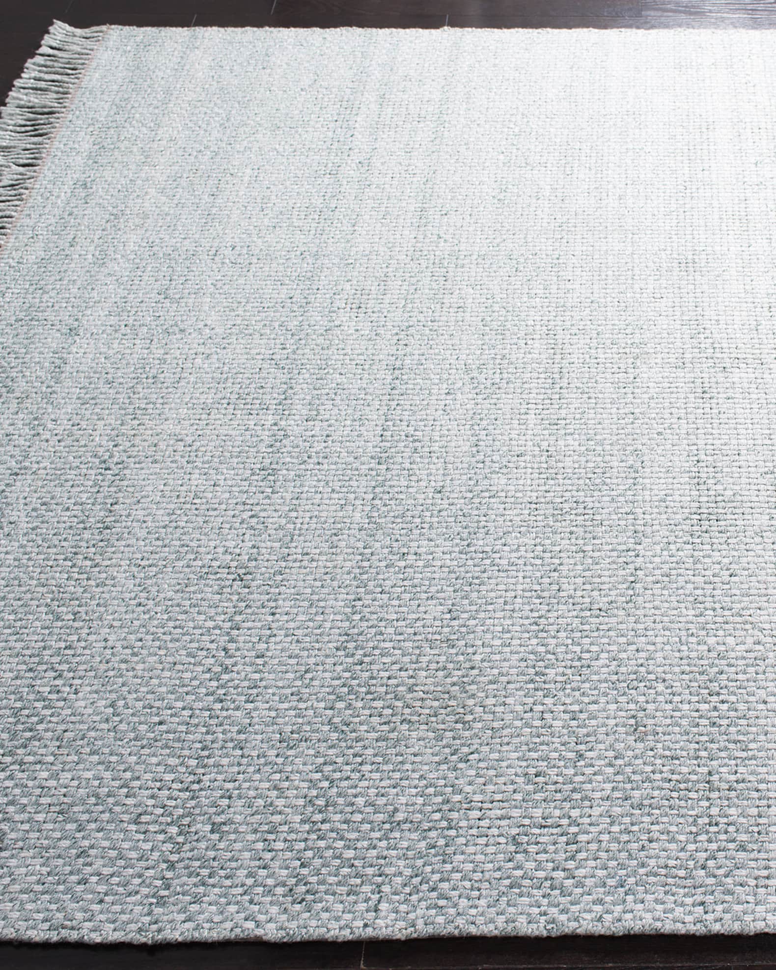 Amalie Sage Hand-Woven Flat Weave Rug | Neiman Marcus