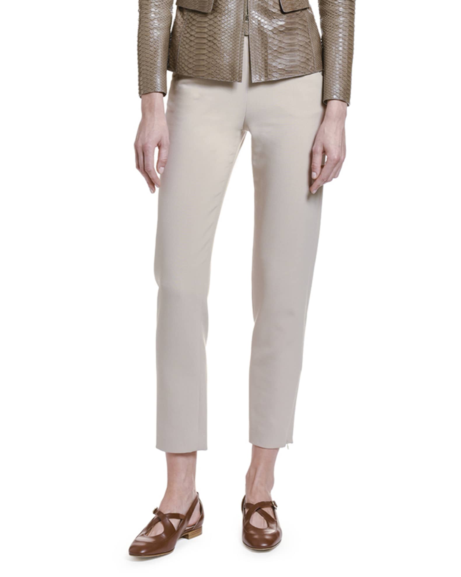 Python Leather Zip-Front Jacket and Matching Items | Neiman Marcus