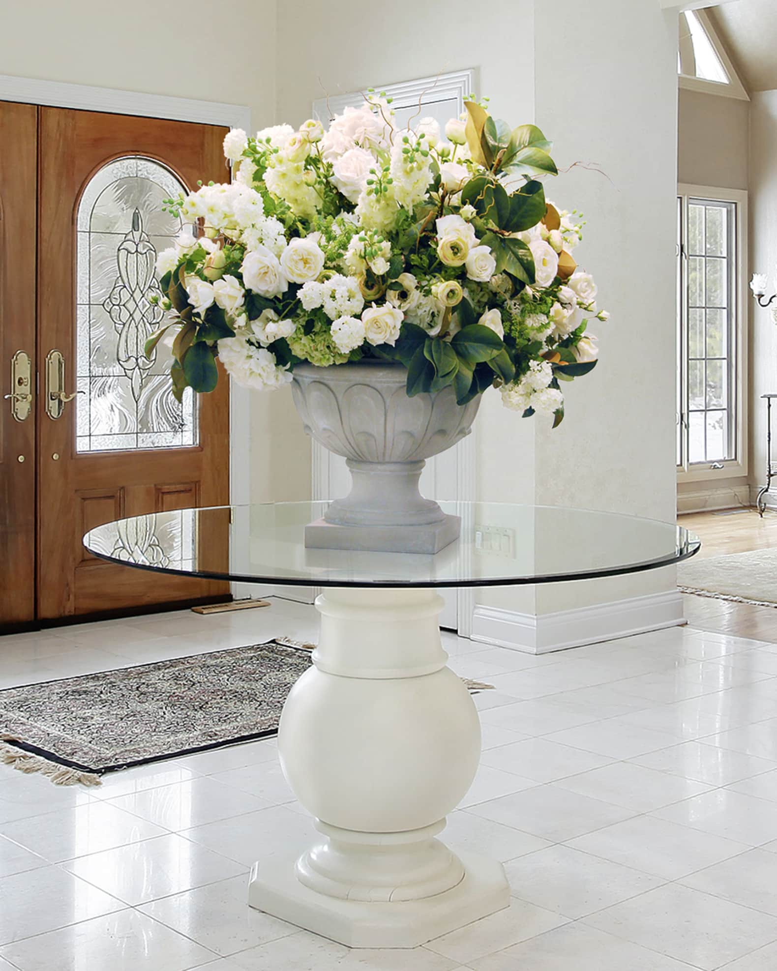 Winward Home Amaryllis & Rose Centerpiece | Neiman Marcus
