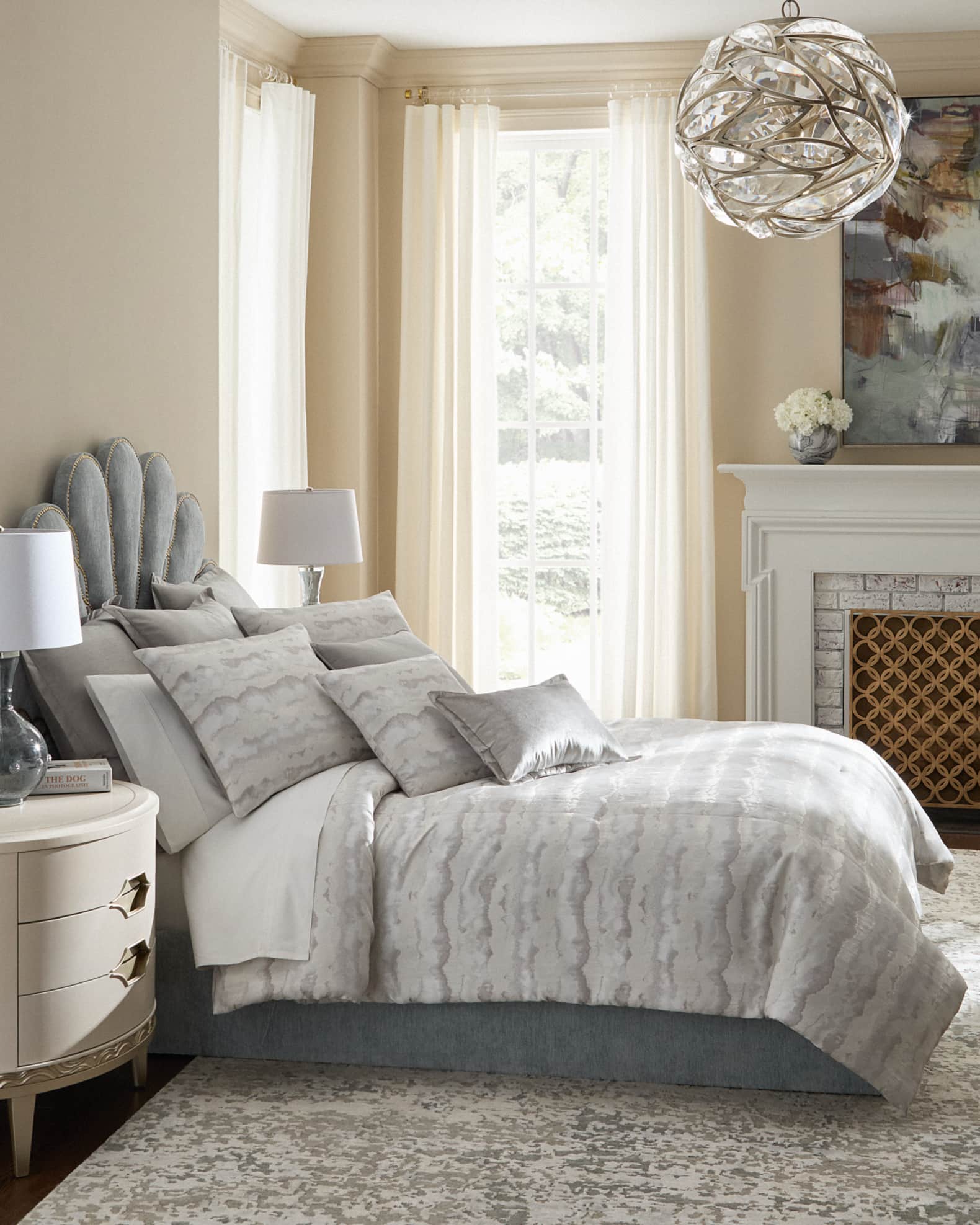 Neiman Marcus Augustine Glass Table Lamp | Neiman Marcus