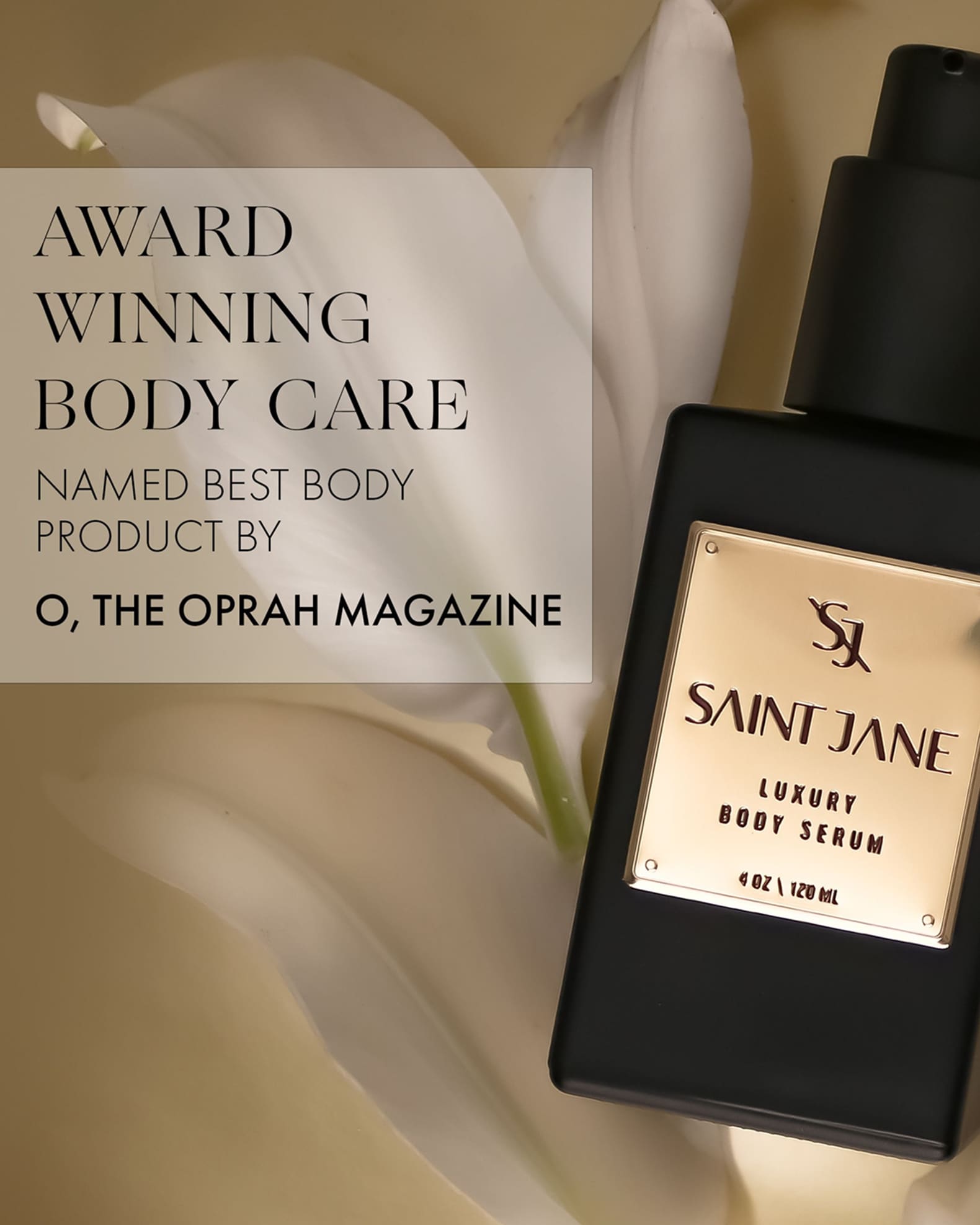 Saint Jane Beauty 4 oz. Luxury Body Serum with 200mg CBD | Neiman Marcus