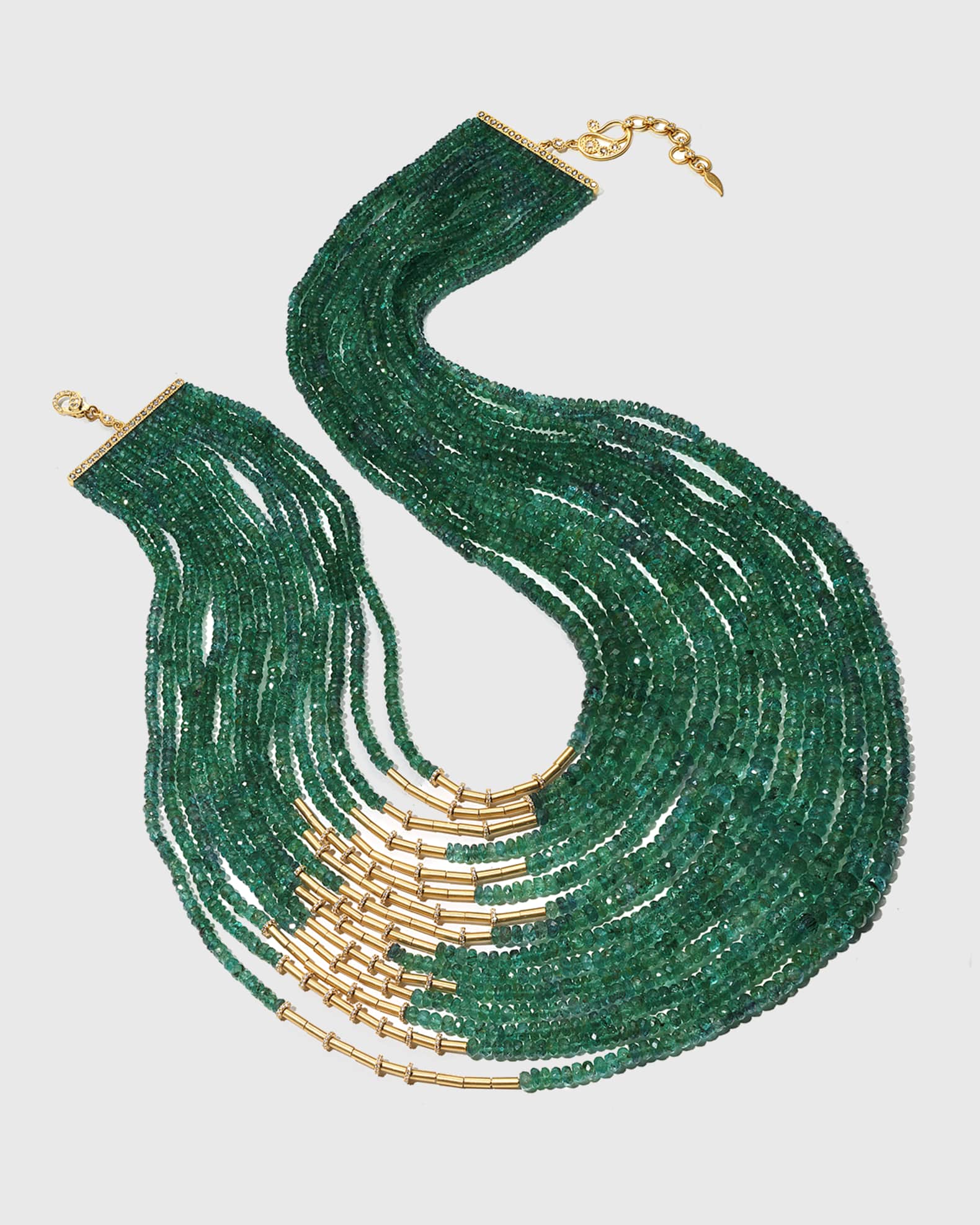 COOMI Affinity 20K Emerald Multi-Strand Necklace w/ Diamonds | Neiman ...