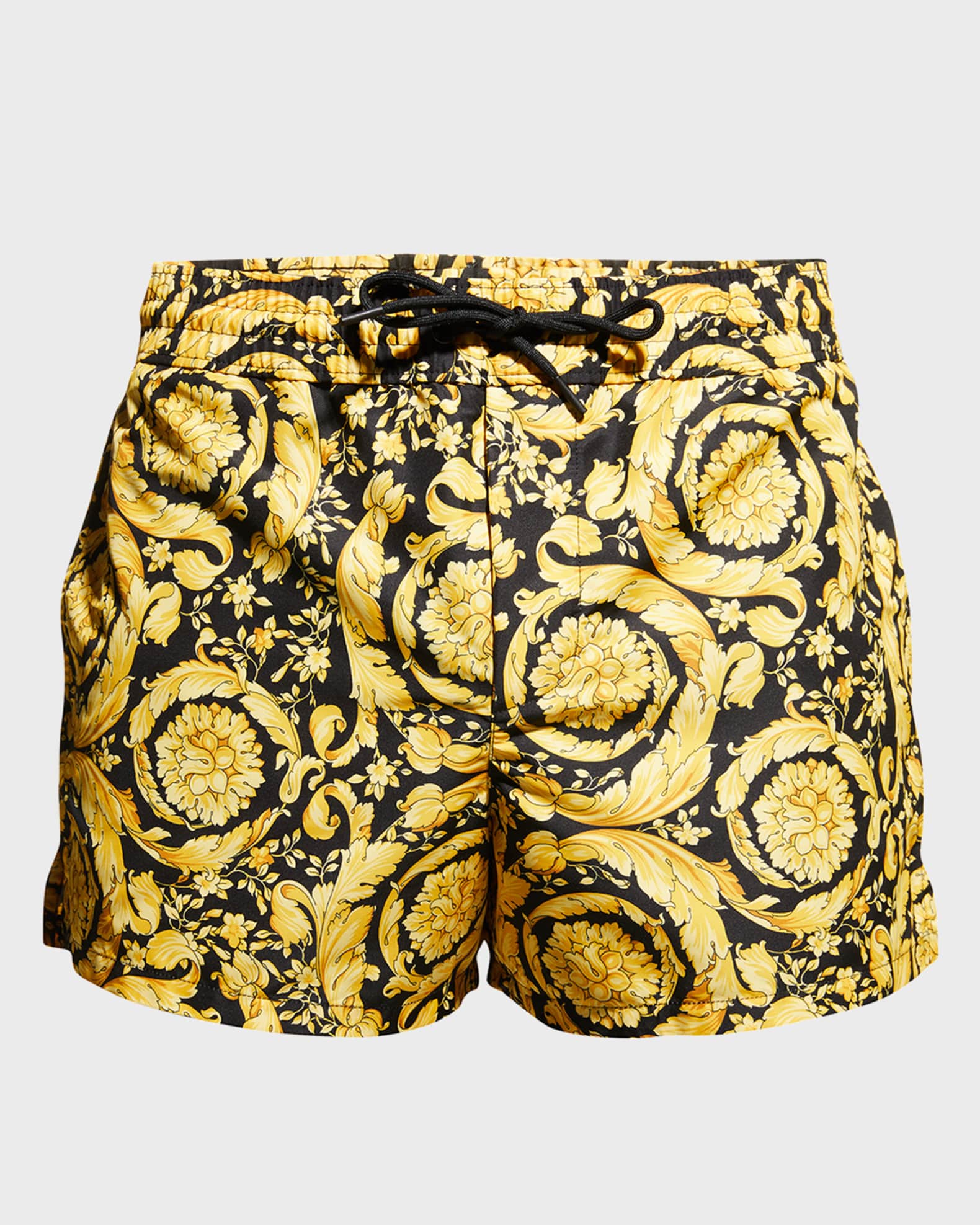 Versace Men's Barocco Short Swim Trunks | Neiman Marcus