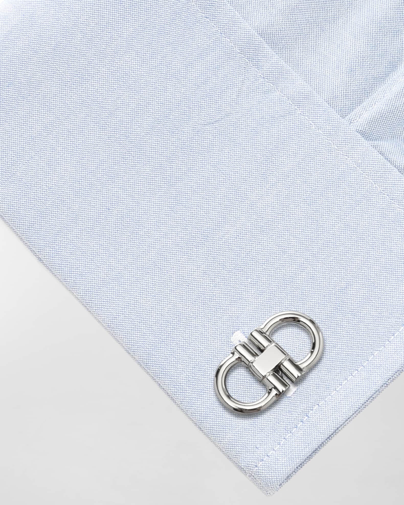 Cufflinks Inc. Men's Stainless Steel Horsebit Cufflinks | Neiman Marcus