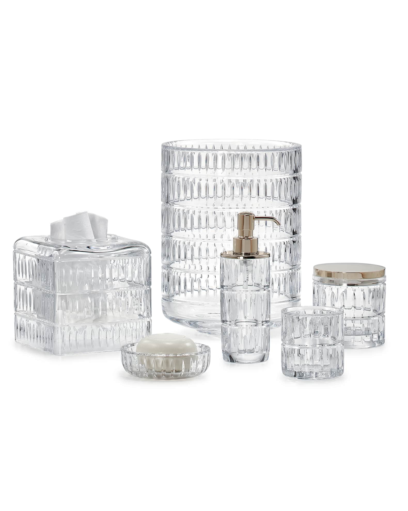 Labrazel Gisele Canister with Polished Nickel Lid | Neiman Marcus
