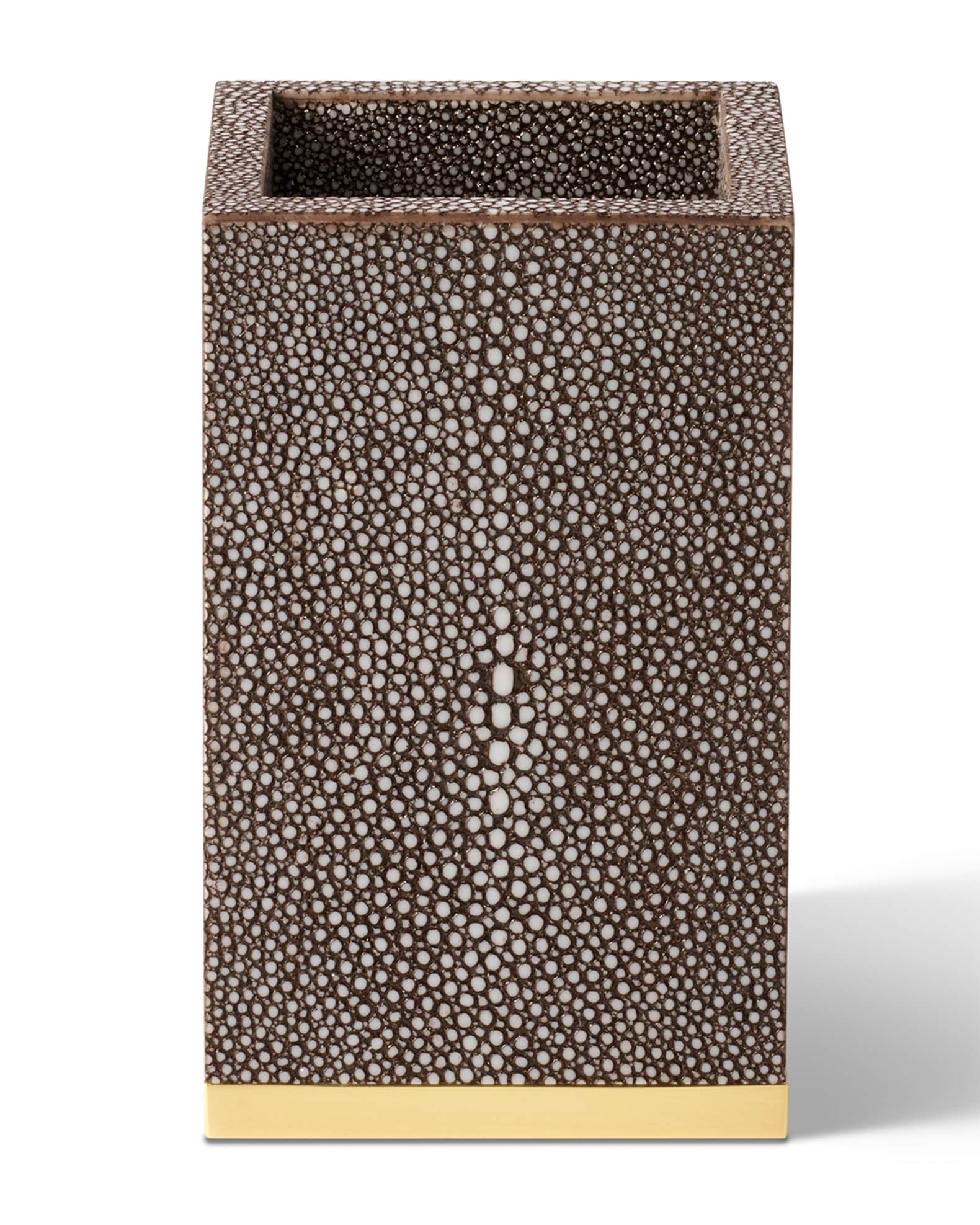 AERIN Faux Shagreen Pencil Cup | Neiman Marcus