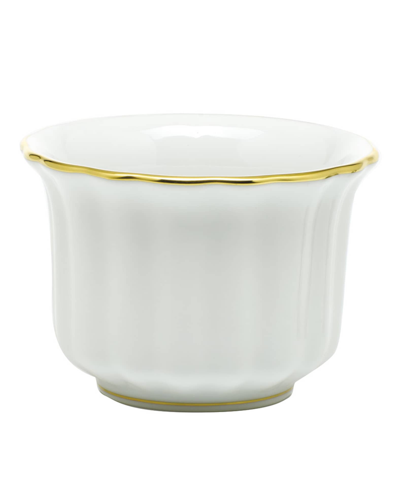 Herend Golden Edge Mini Cache Pot | Neiman Marcus