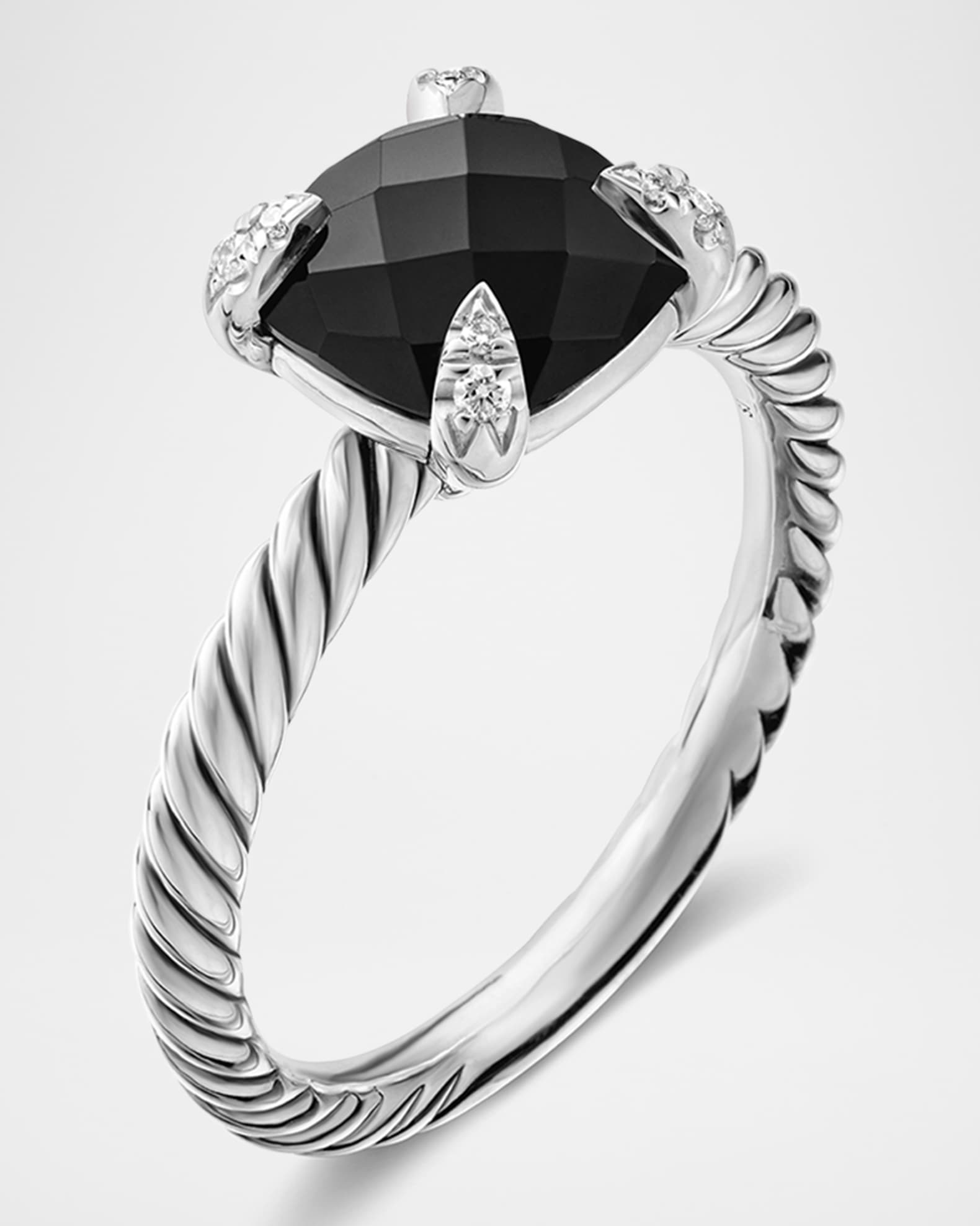 David Yurman Chatelaine Ring in Sterling Silver with Gemstone and ...