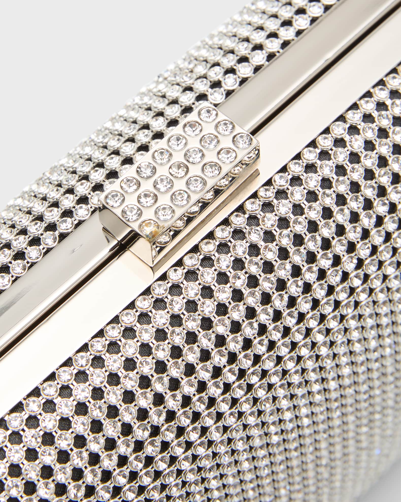 Whiting & Davis Yves Crystal Minaudiere Bag | Neiman Marcus