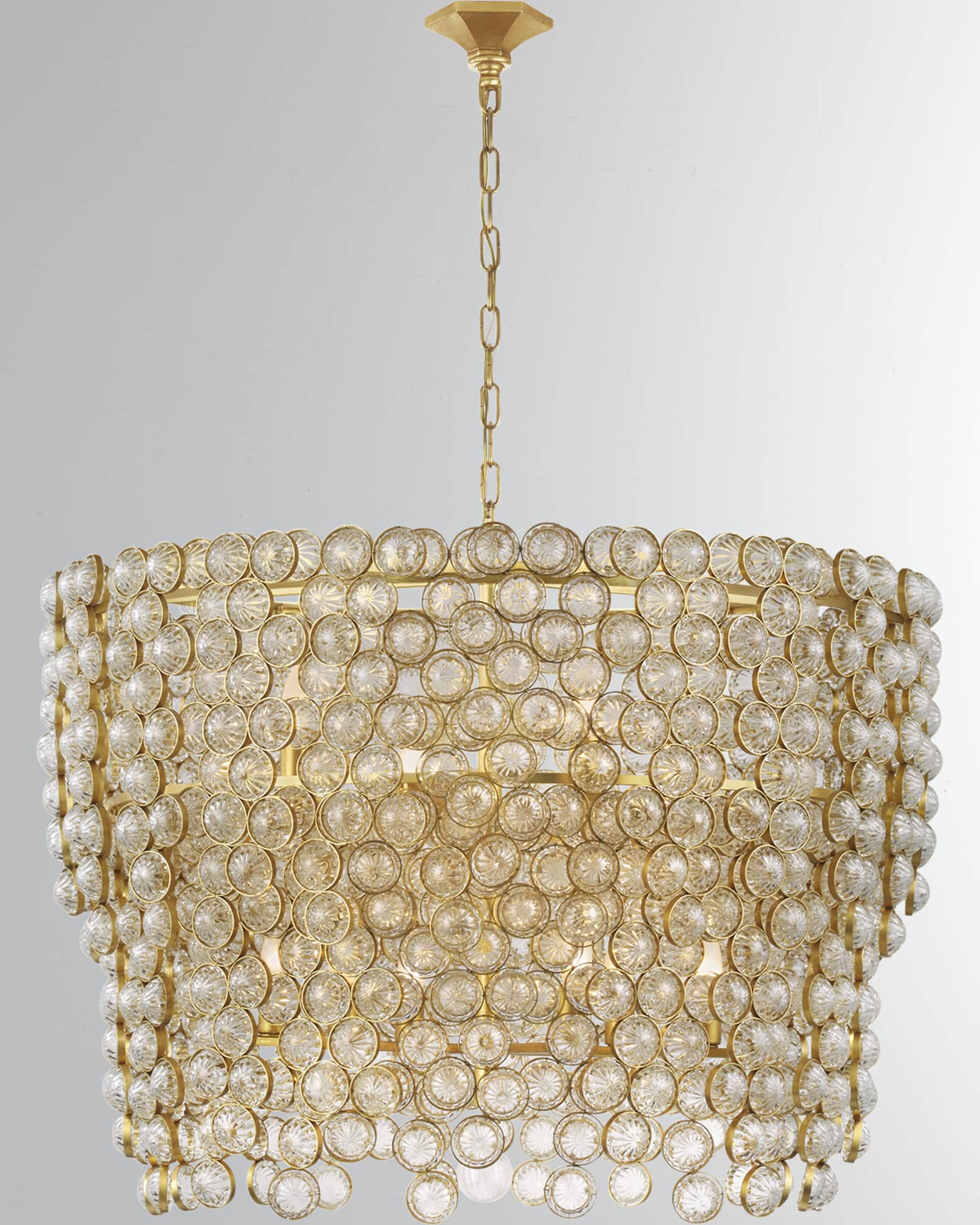 Visual Comfort Signature Milazzo Large Waterfall Chandelier By Julie ...