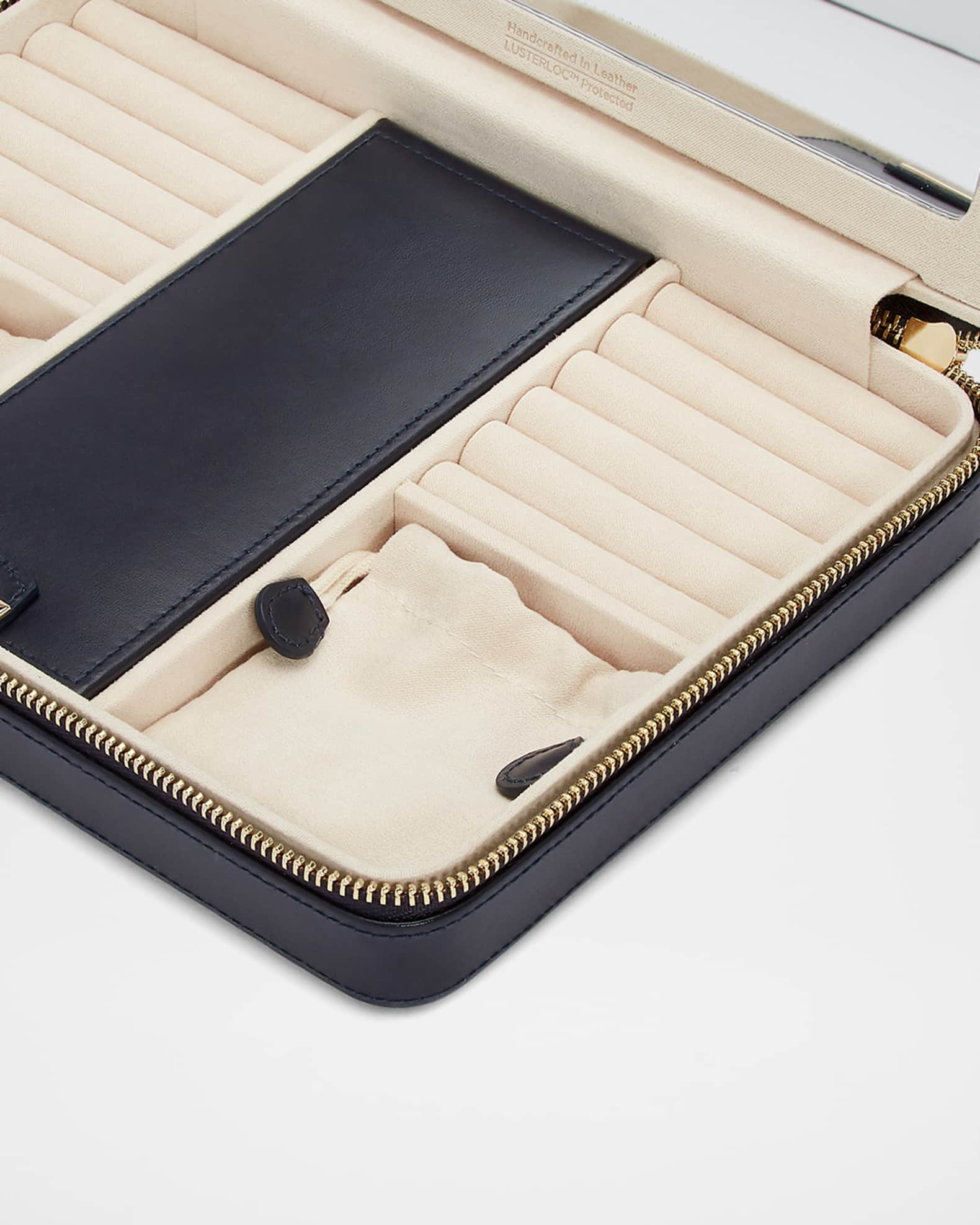 WOLF Maria Large Quilted Zip Jewelry Case | Neiman Marcus