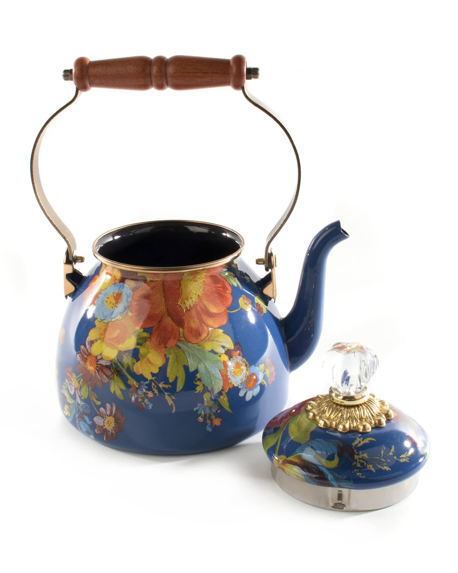 MacKenzie-Childs 2-Qt. Flower Market Tea Kettle | Neiman Marcus