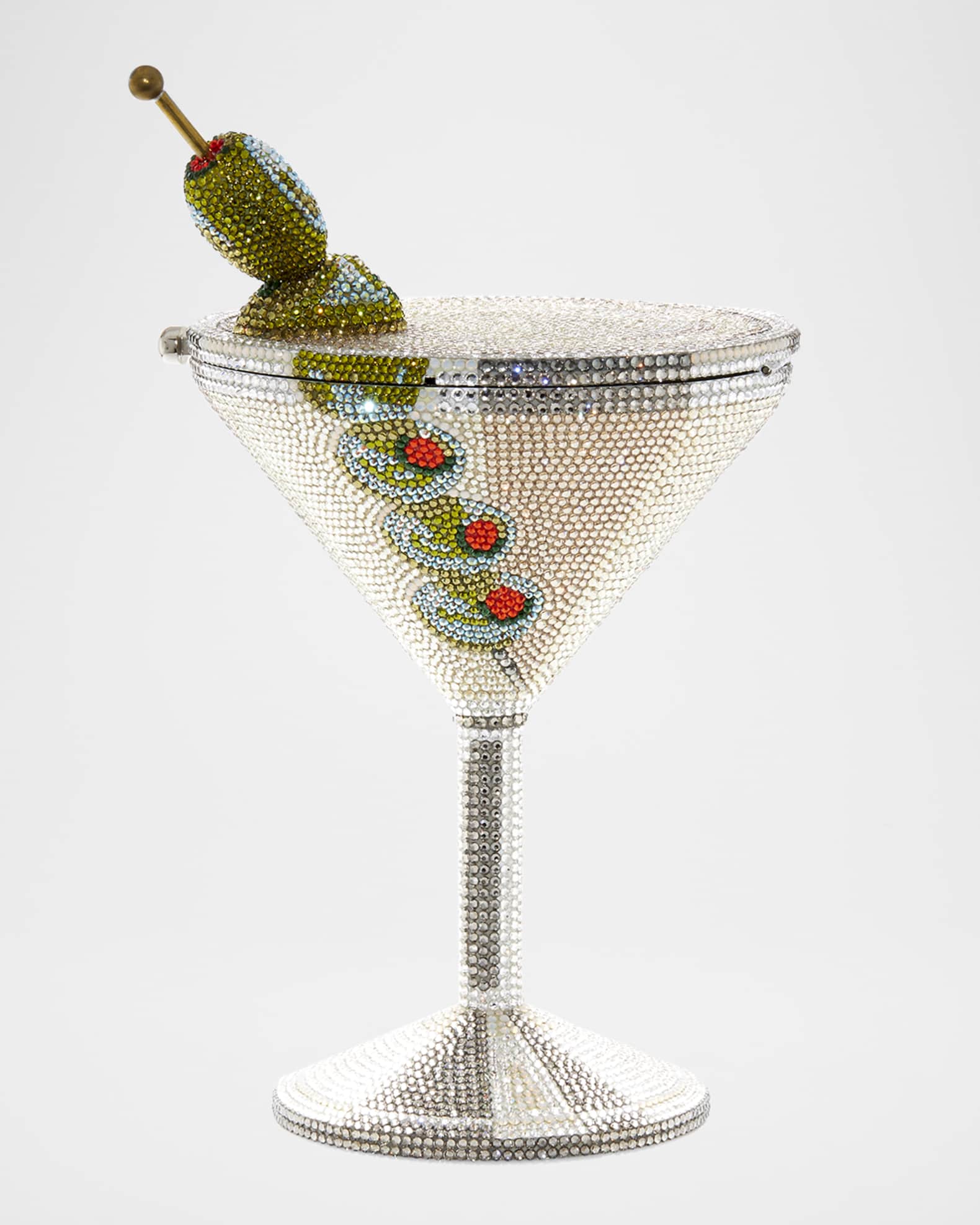 Judith Leiber Couture Beaded Martini Glass Cocktail Clutch | Neiman Marcus