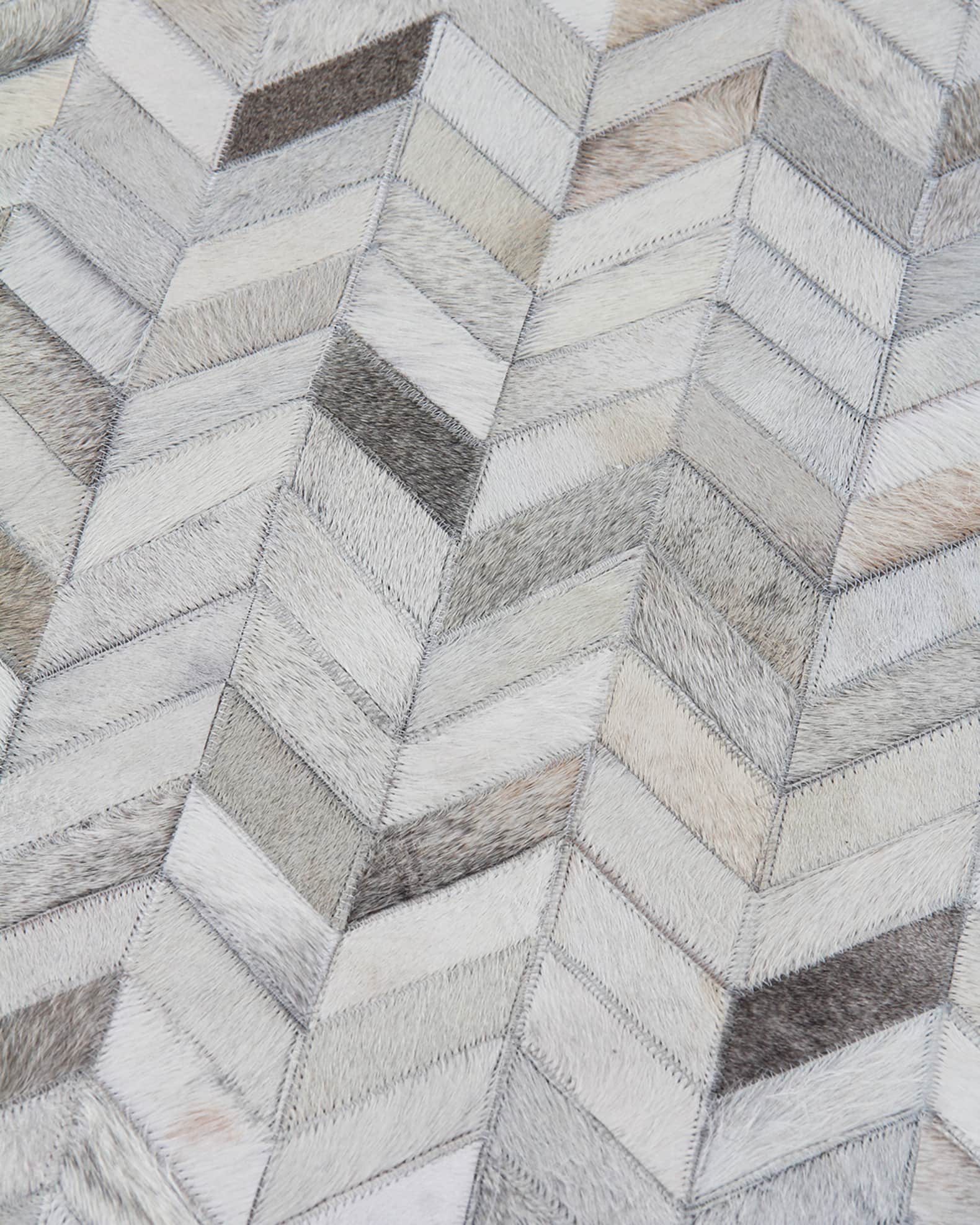 Burket Hand-Stitched Hair Hide Rug | Neiman Marcus