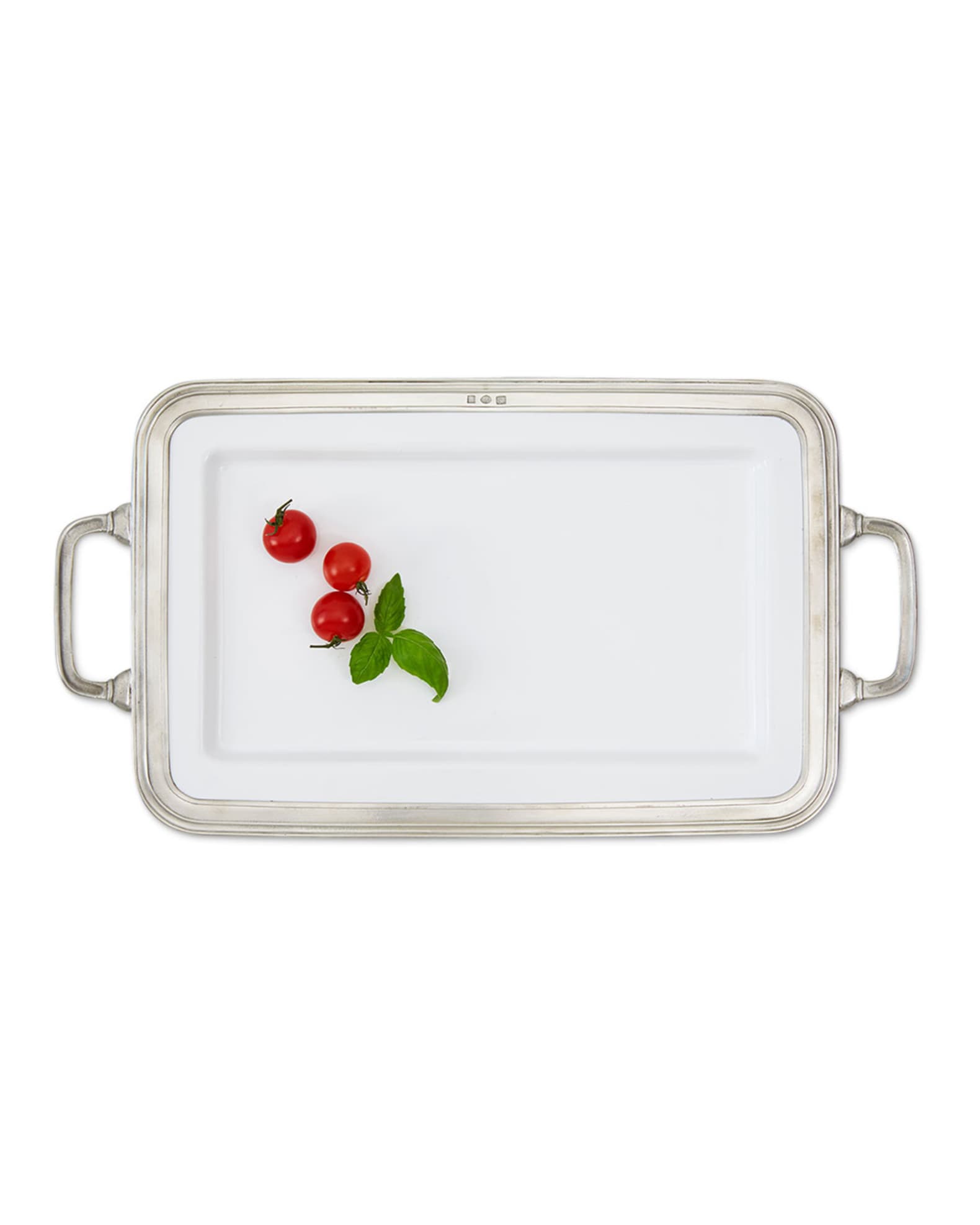 Match Gianna Rectangular Medium Platter with Handles | Neiman Marcus