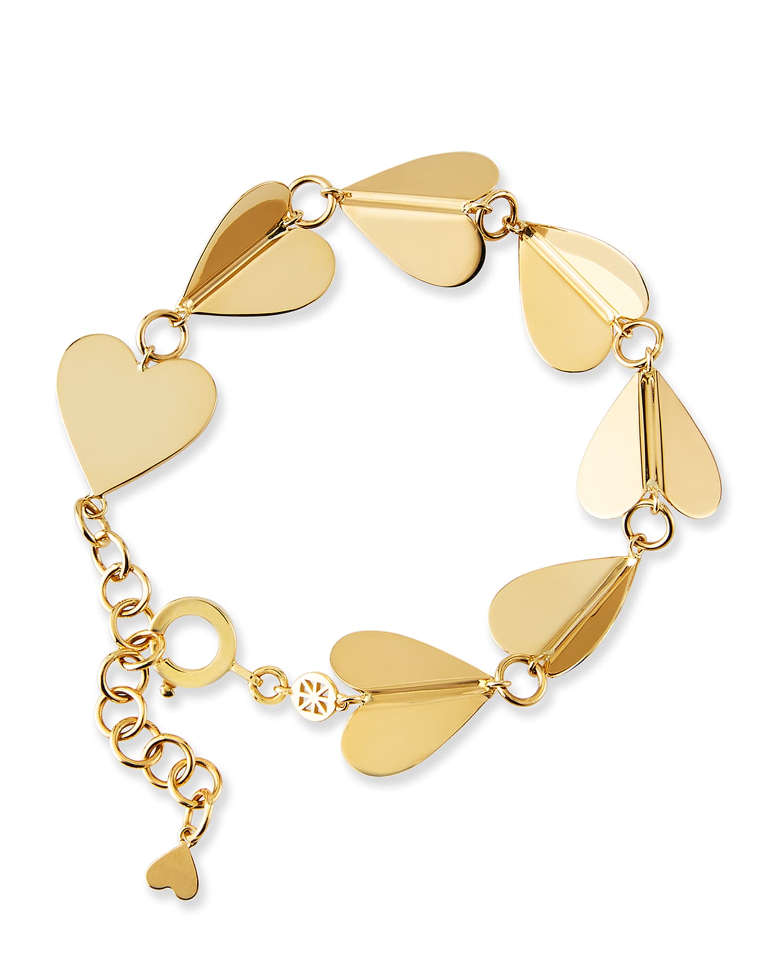CADAR 18k Yellow Gold Large Wings of Love Bracelet | Neiman Marcus