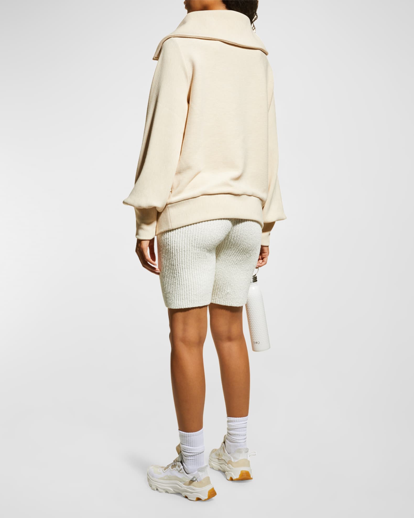 Varley Vine Oversized 1/2-Zip Pullover Sweatshirt | Neiman Marcus