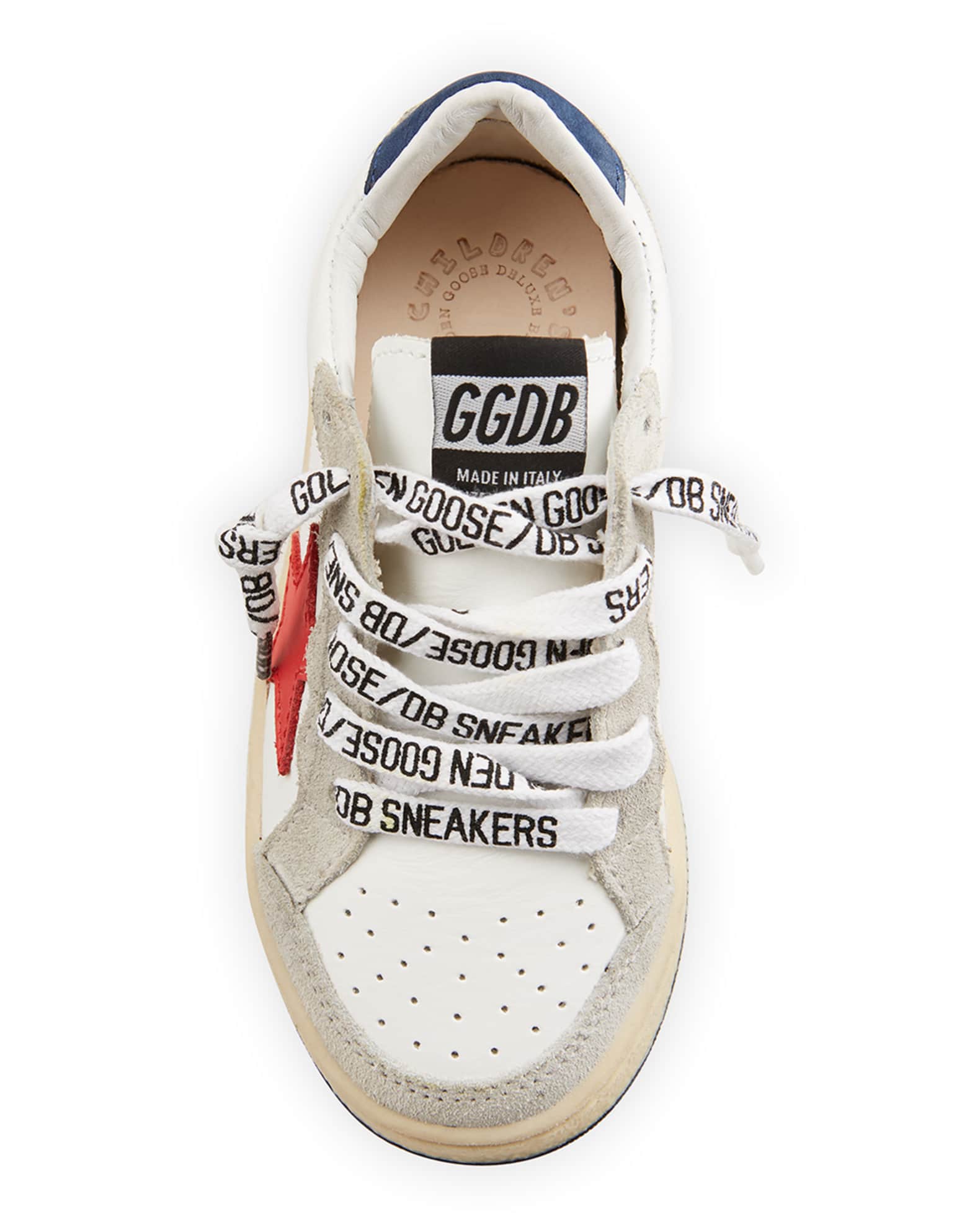 Ball Star Leather Low-Top Sneakers | Neiman Marcus