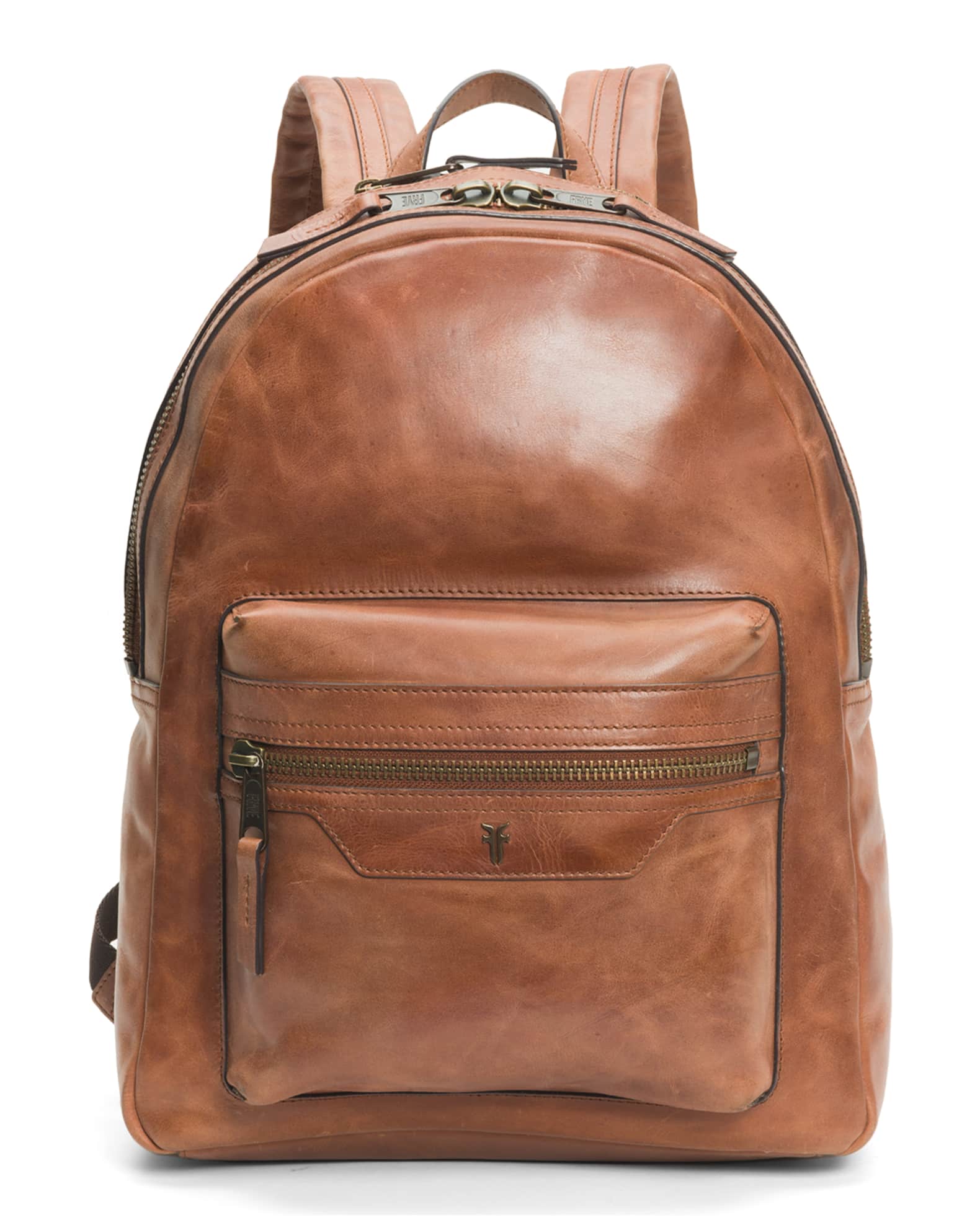 Frye Men's Holden Burnished Leather Backpack | Neiman Marcus