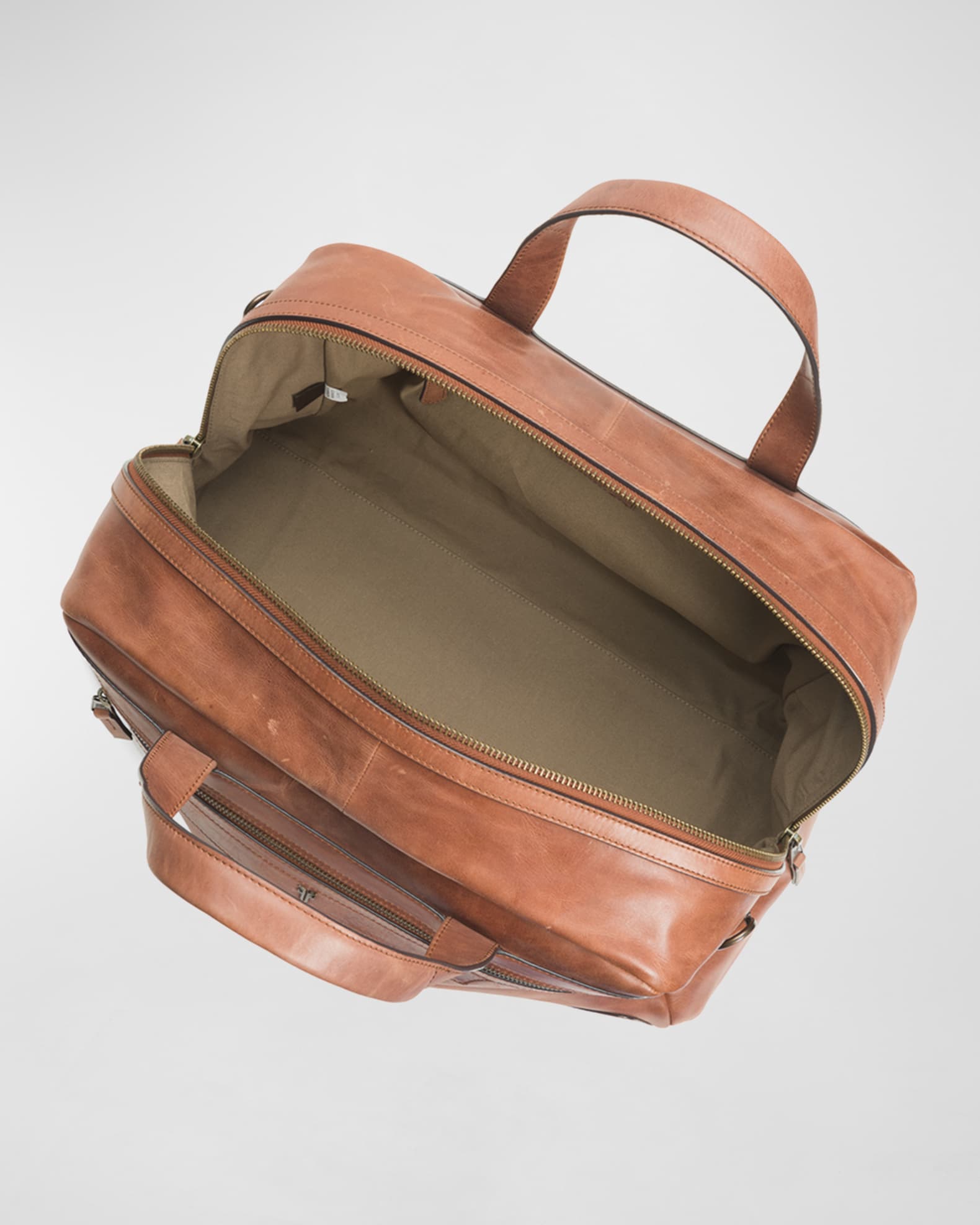 Frye Men's Holden Burnished Leather Duffel Bag | Neiman Marcus