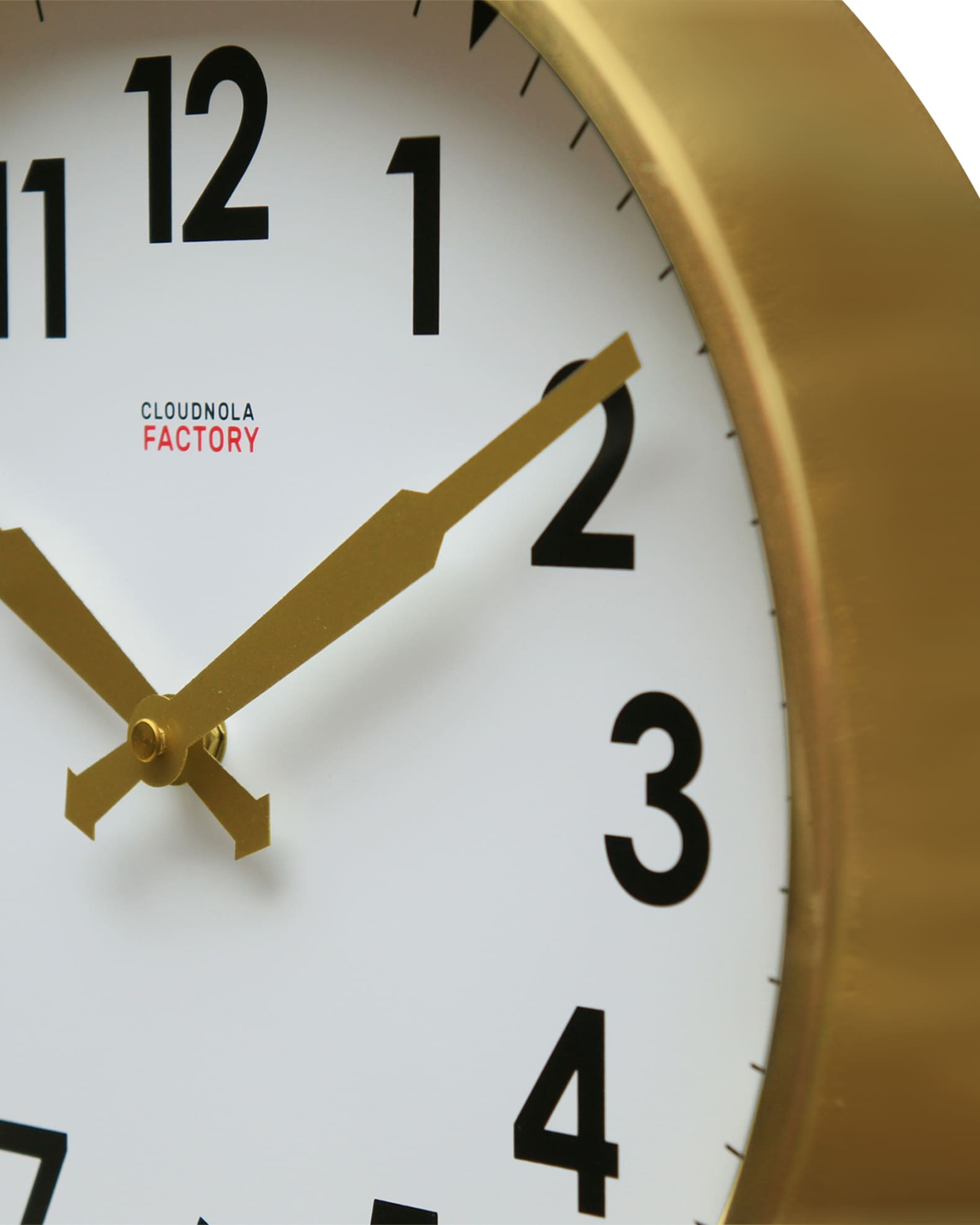 Cloudnola Factory Numbers Wall Clock | Neiman Marcus