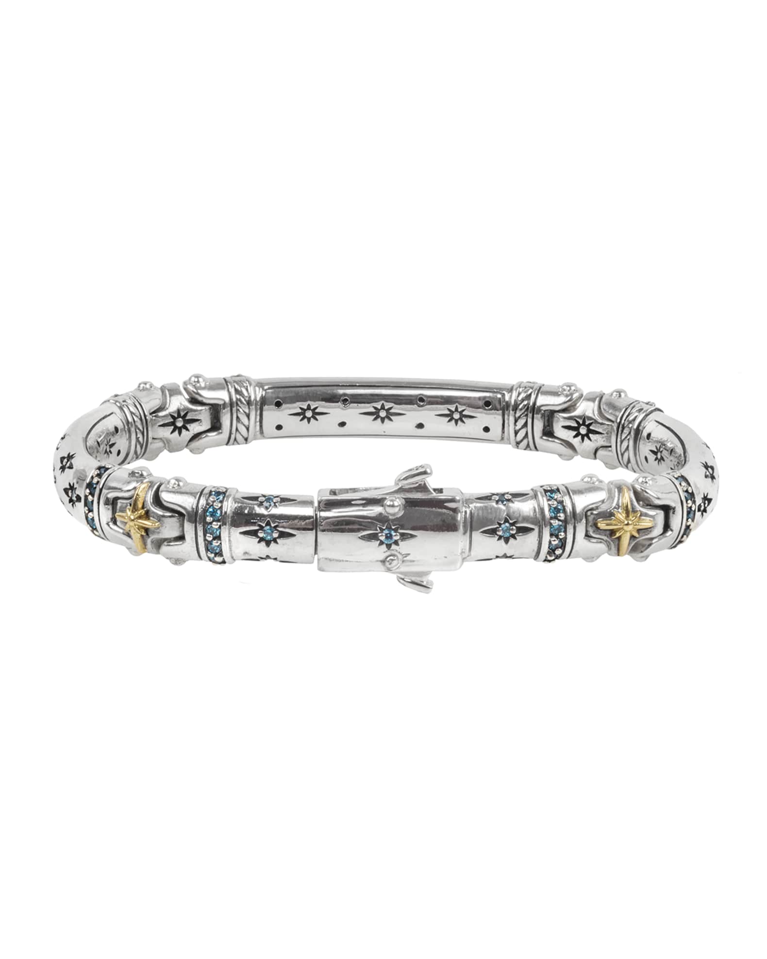 Konstantino Astria All-Around Blue Spinel Bracelet, Size S | Neiman Marcus