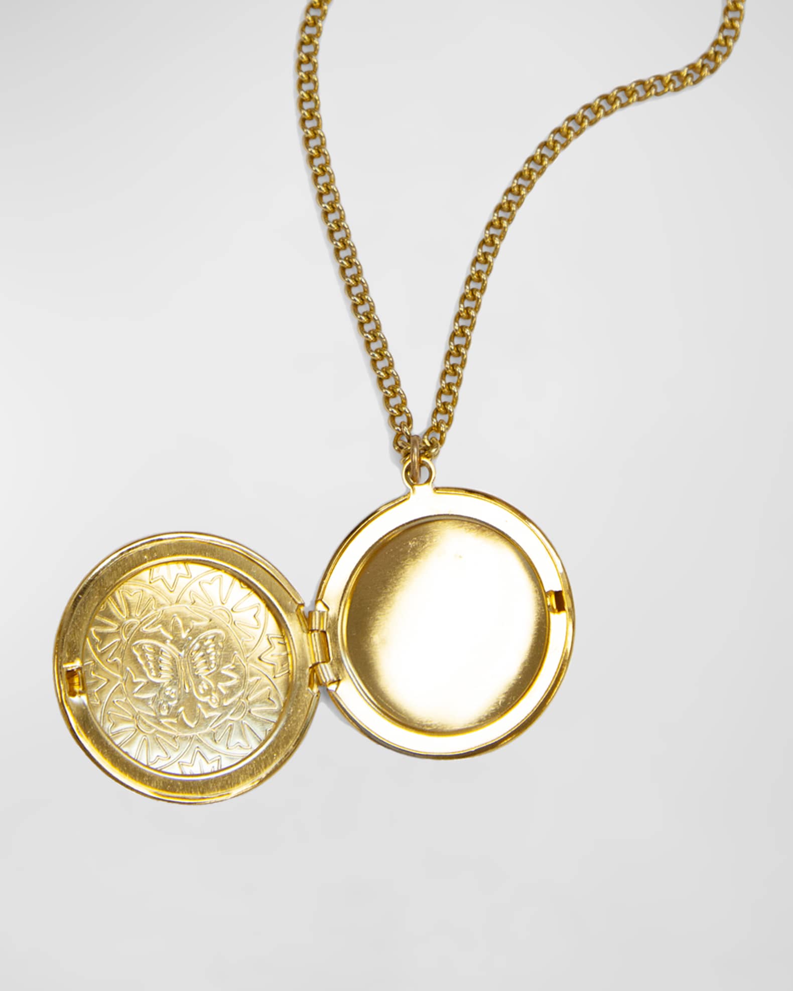 Ben-Amun Round Locket Necklace | Neiman Marcus