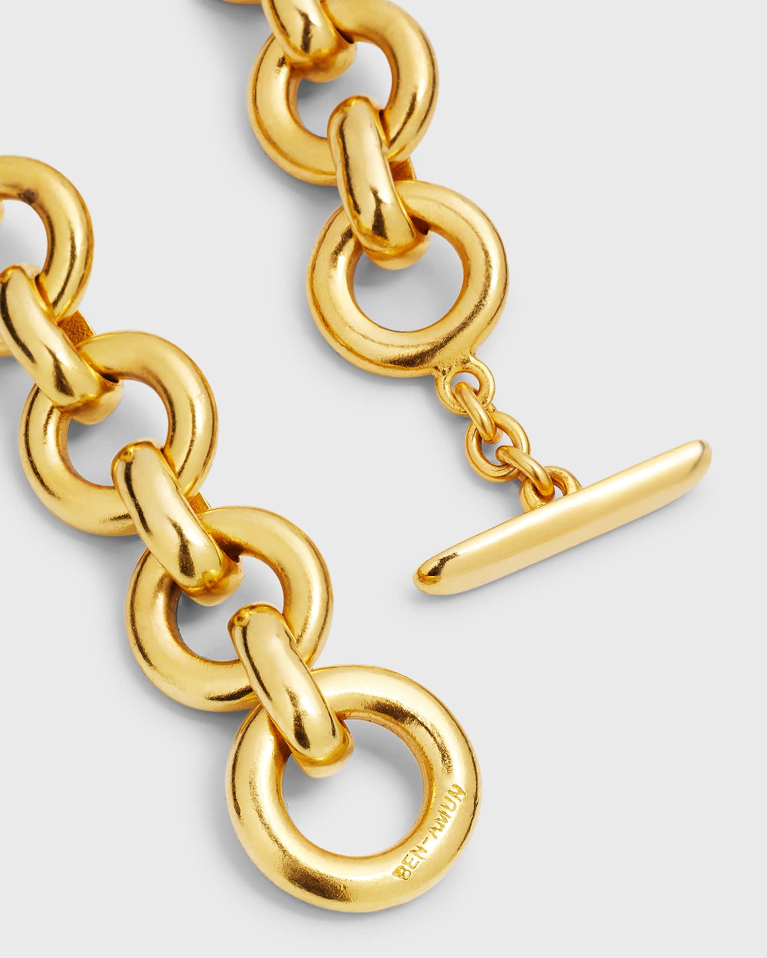 Ben-Amun Round-Link Chain Necklace | Neiman Marcus