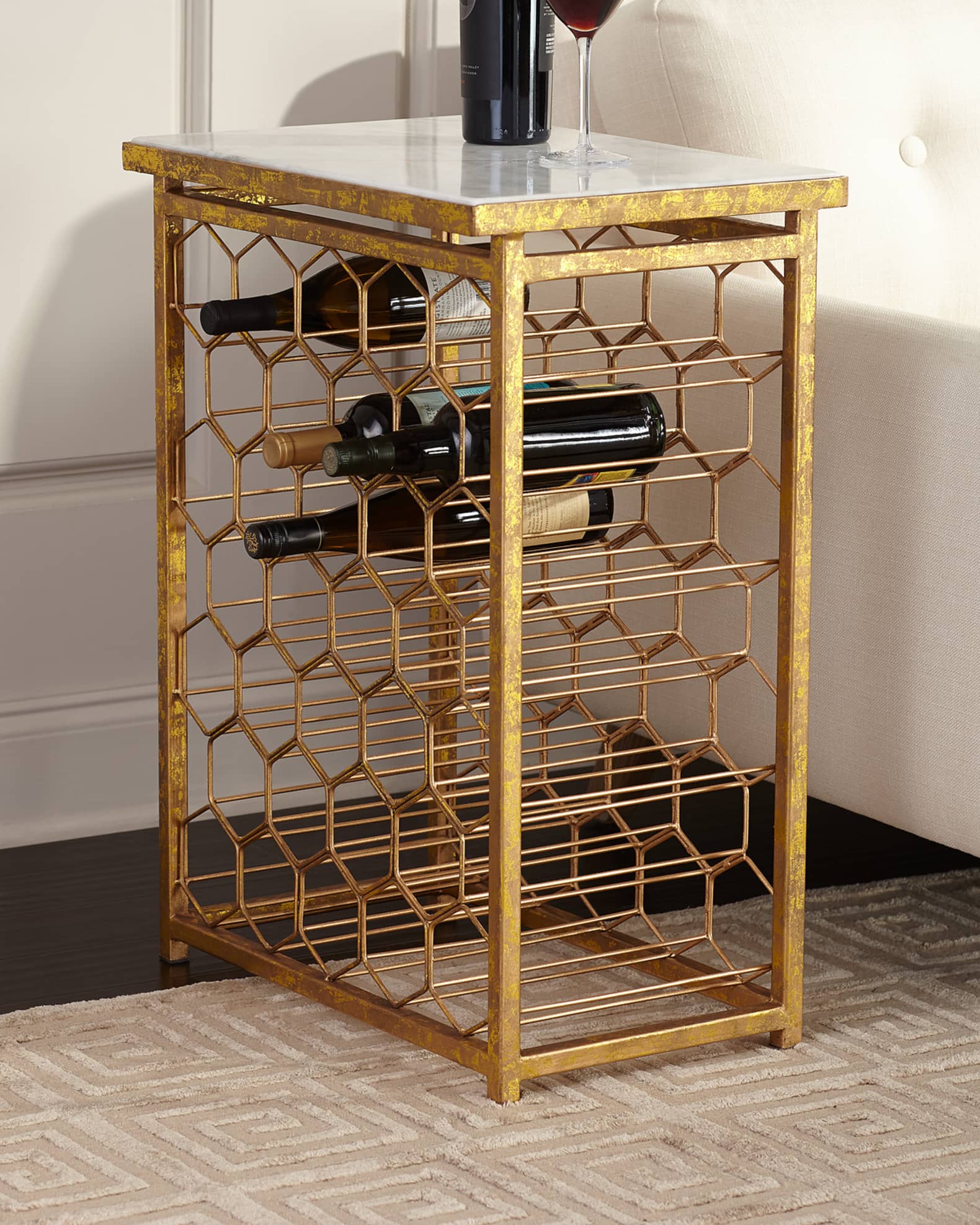 Star Wine Holder Side Table | Neiman Marcus