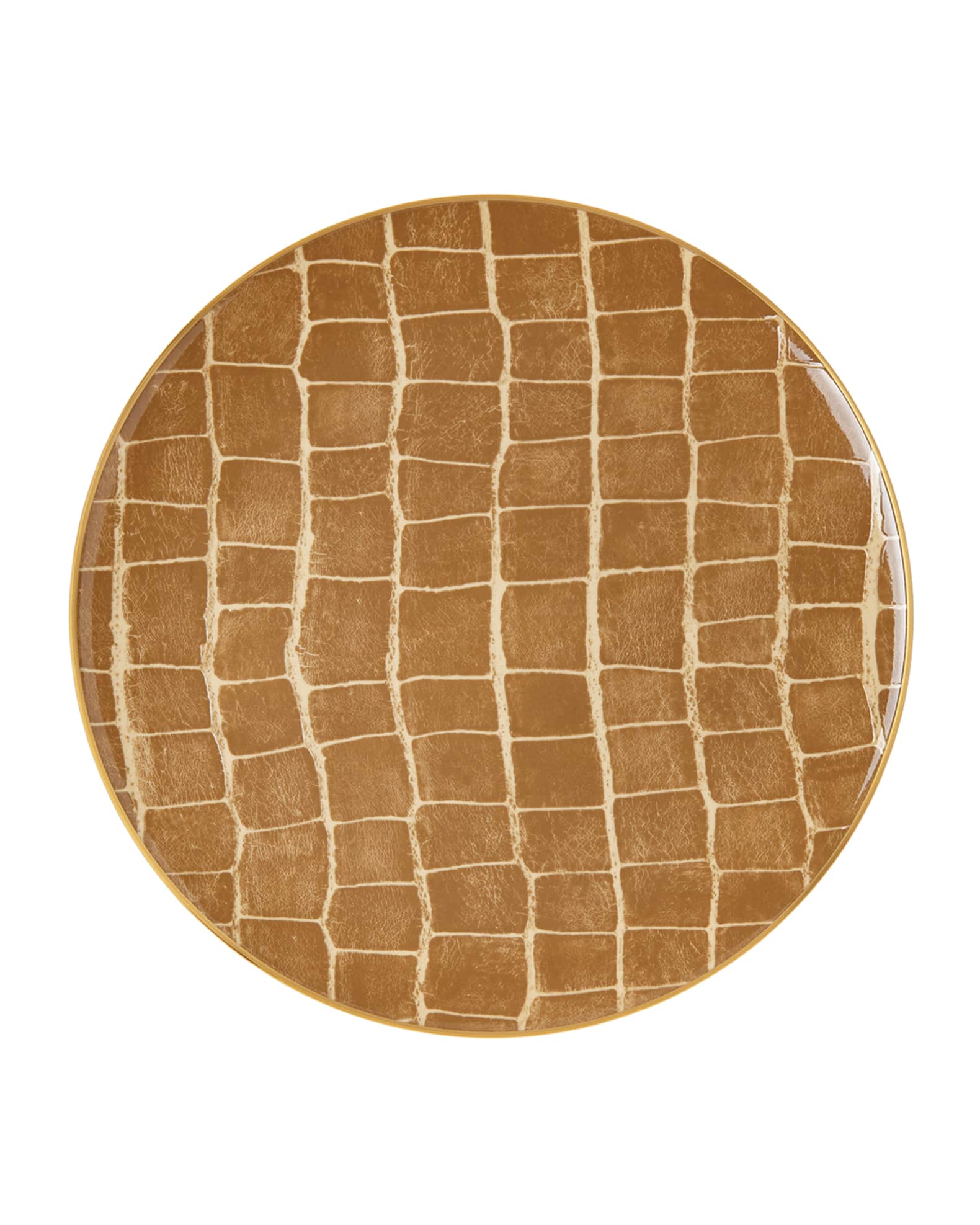 Prouna Alligator Safari Dinner Plate | Neiman Marcus