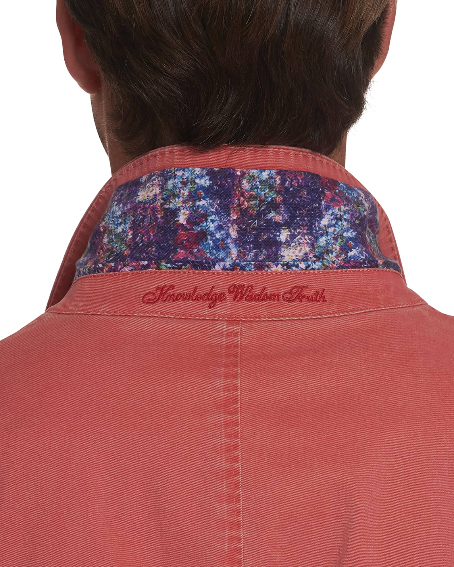 Robert Graham Men's Rally Faded Twill Sport Jacket | Neiman Marcus