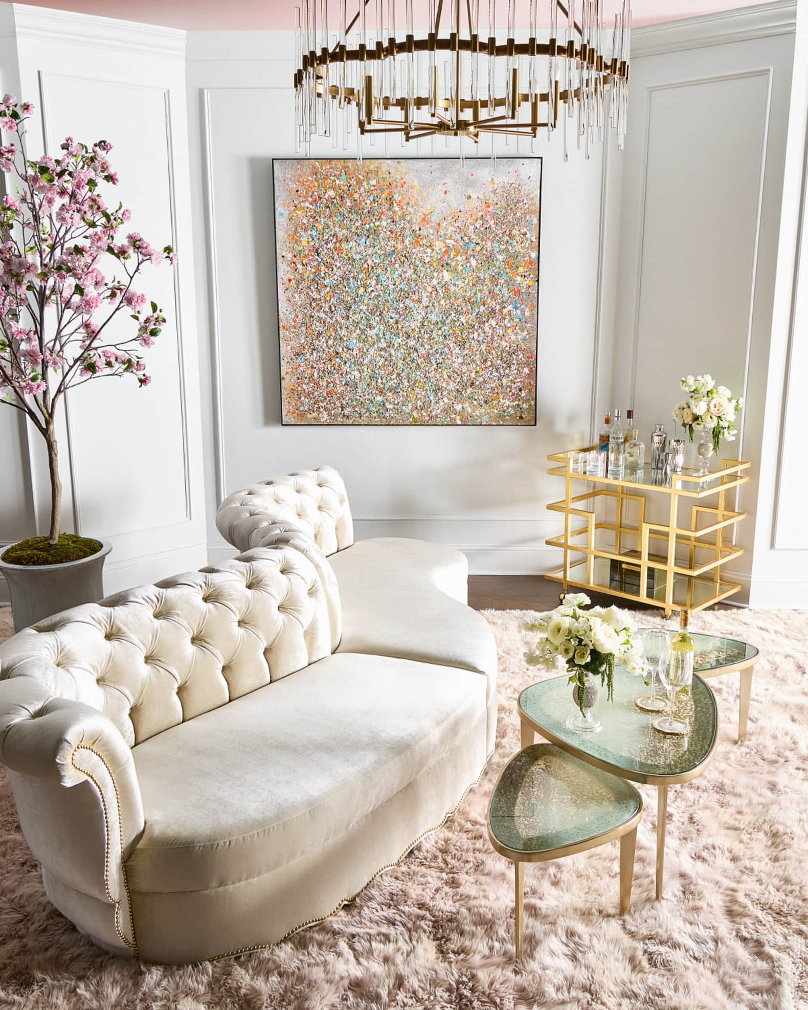 Interlude Home Trio of Jan Bunching Coffee Tables | Neiman Marcus