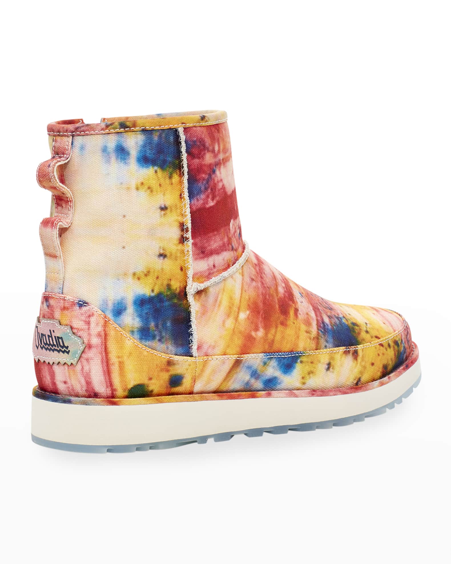 UGG Men's x Ovadia Classic Mini Tie-Dye Boots | Neiman Marcus