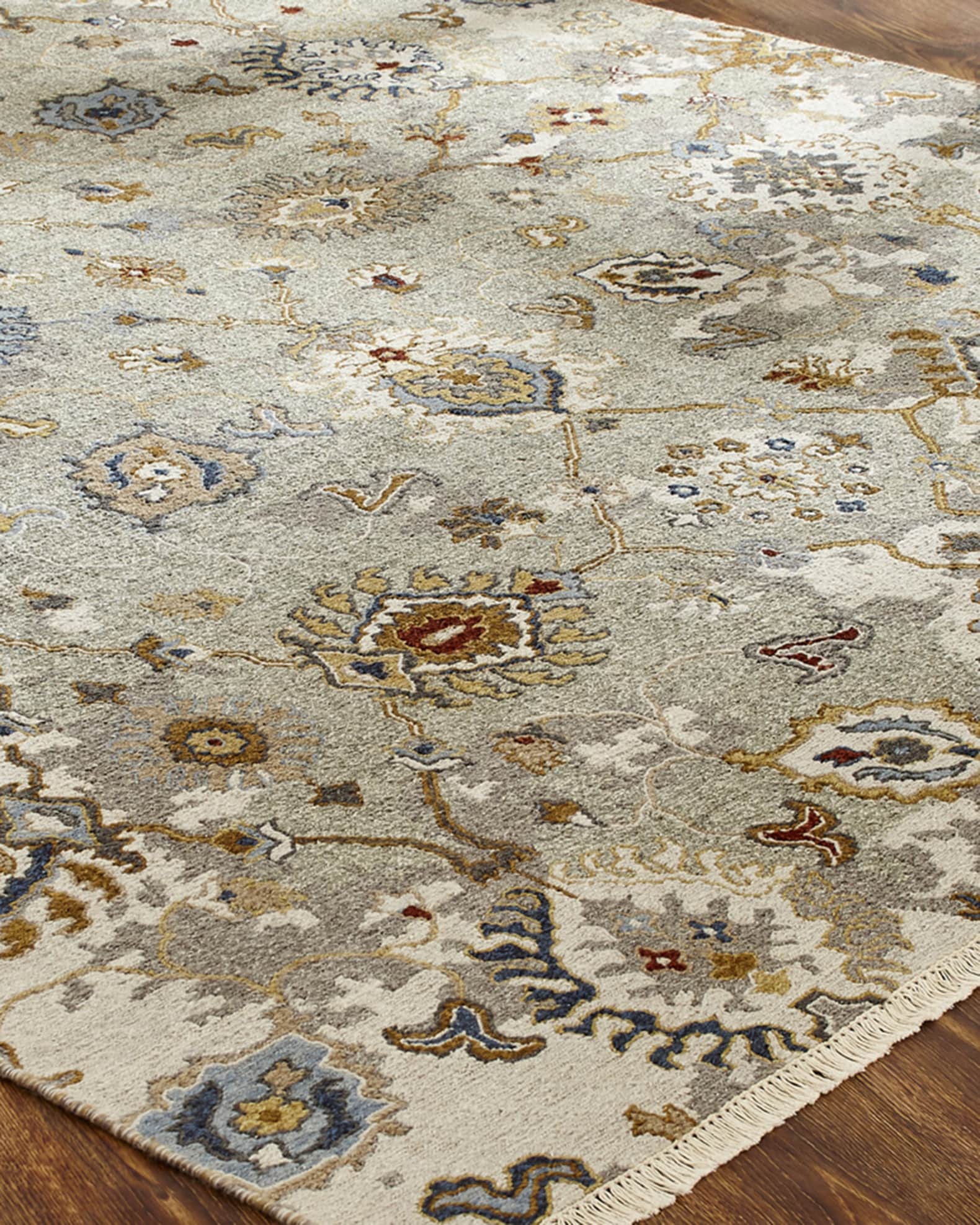 Maiden Soumak Weave Knotted Rug | Neiman Marcus