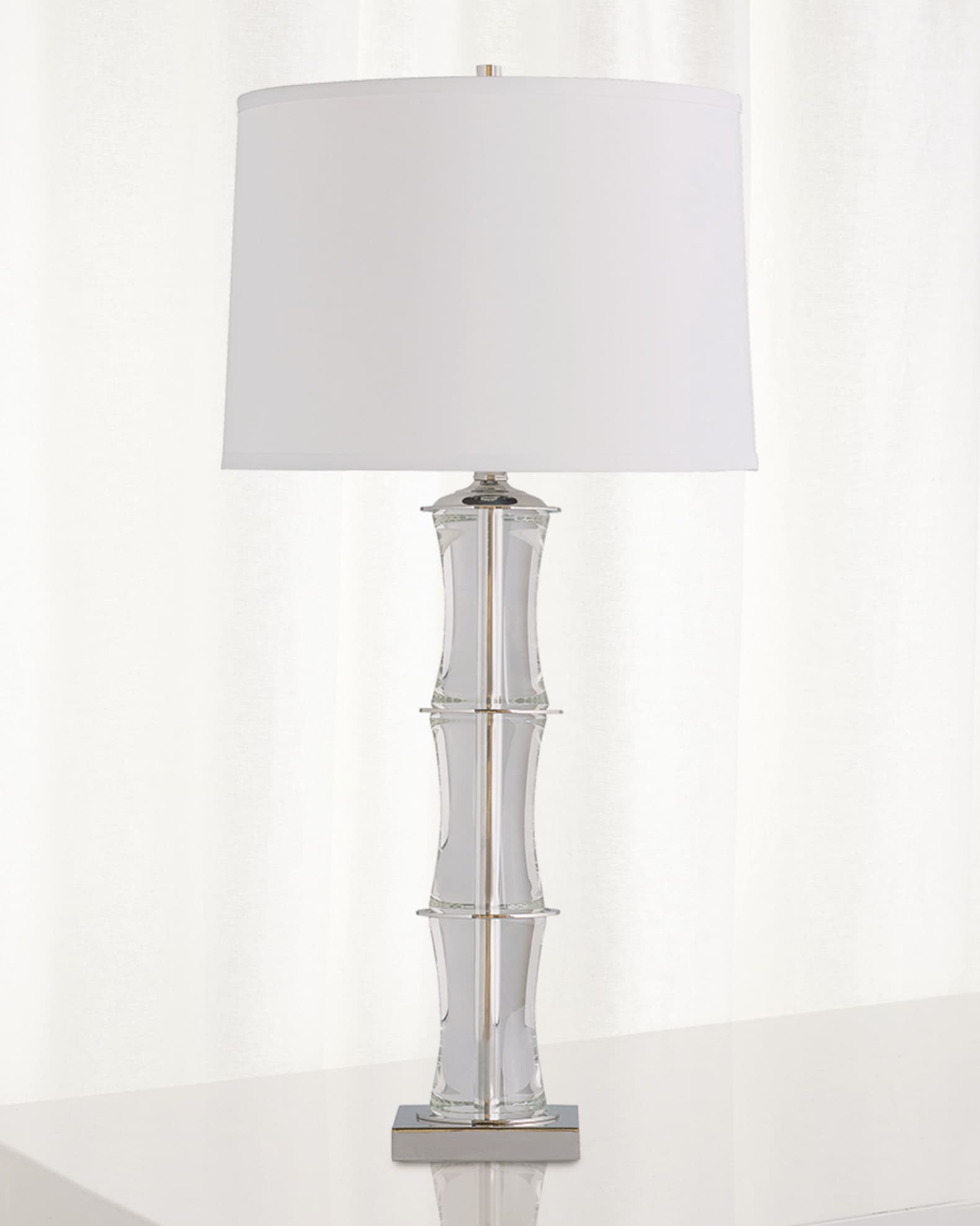 Port 68 Rivoli Crystal Lamp | Neiman Marcus